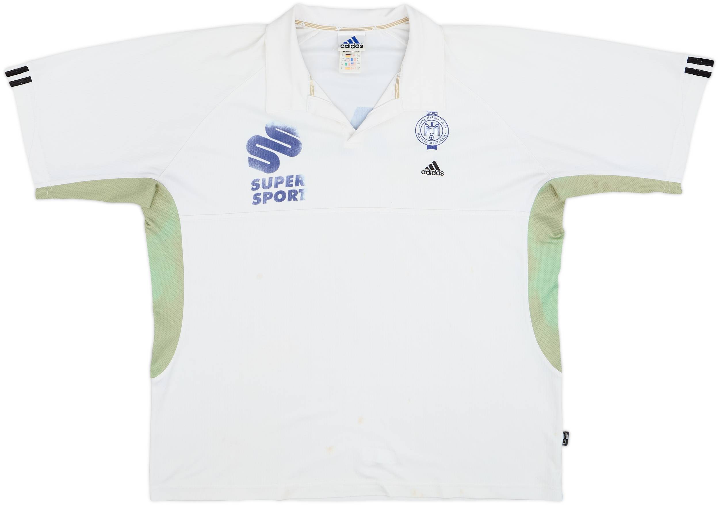 2001-02 Raja Club Athletic adidas Polo Shirt - 7/10 - (XXL)