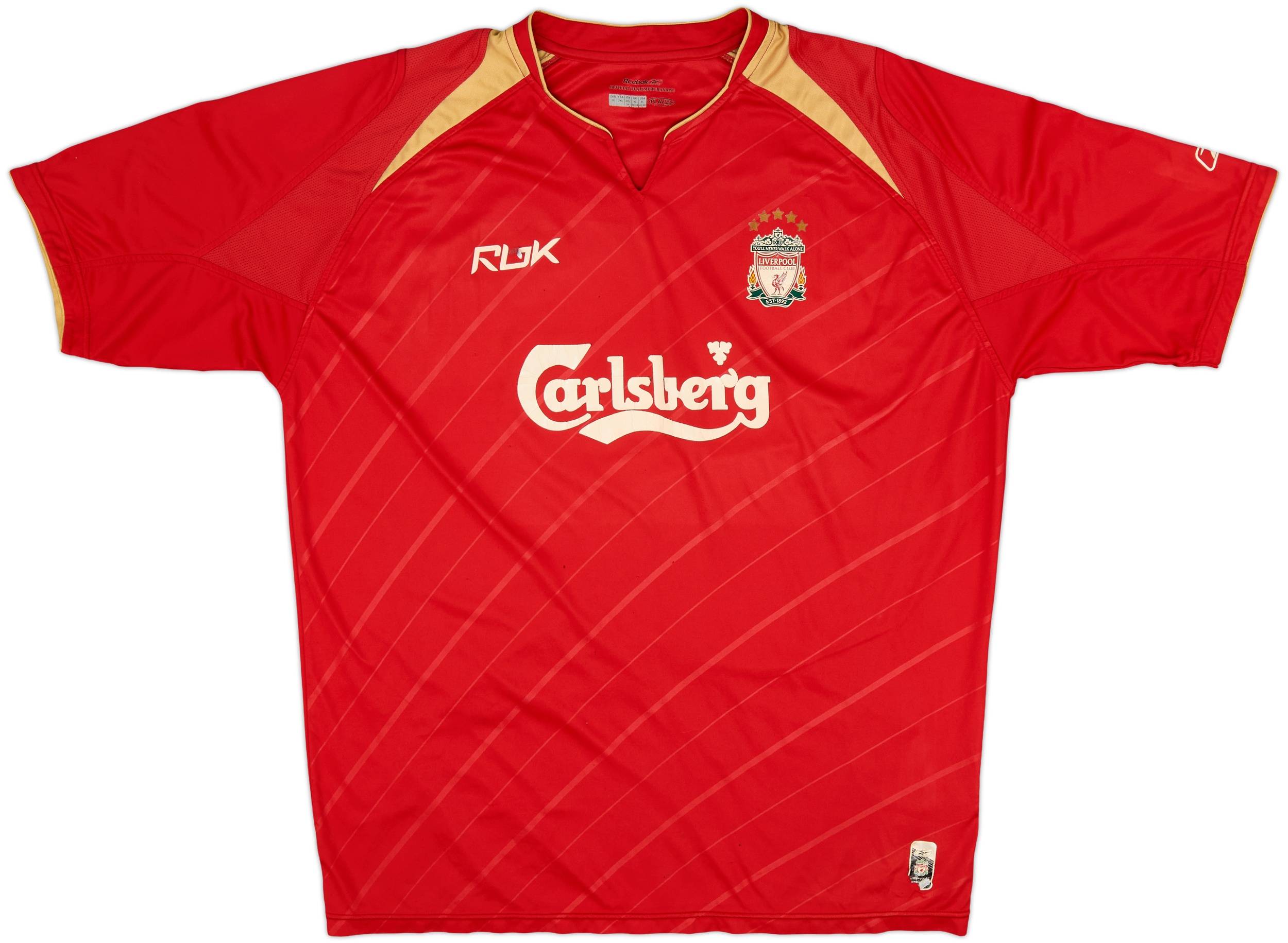 2005-06 Liverpool CL Home Shirt - 6/10 - (XL)