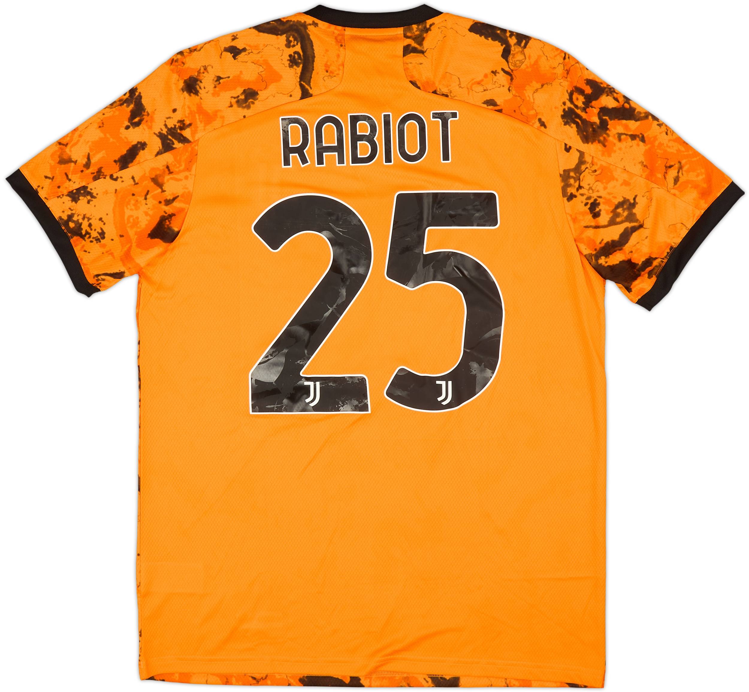 2020-21 Juventus Third Shirt Rabiot #25 (L)