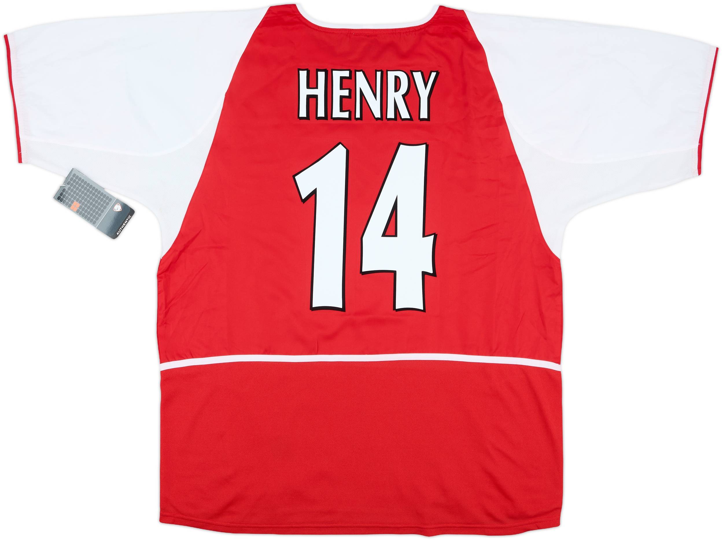 2002-04 Arsenal Home Shirt Henry #14 (XL)