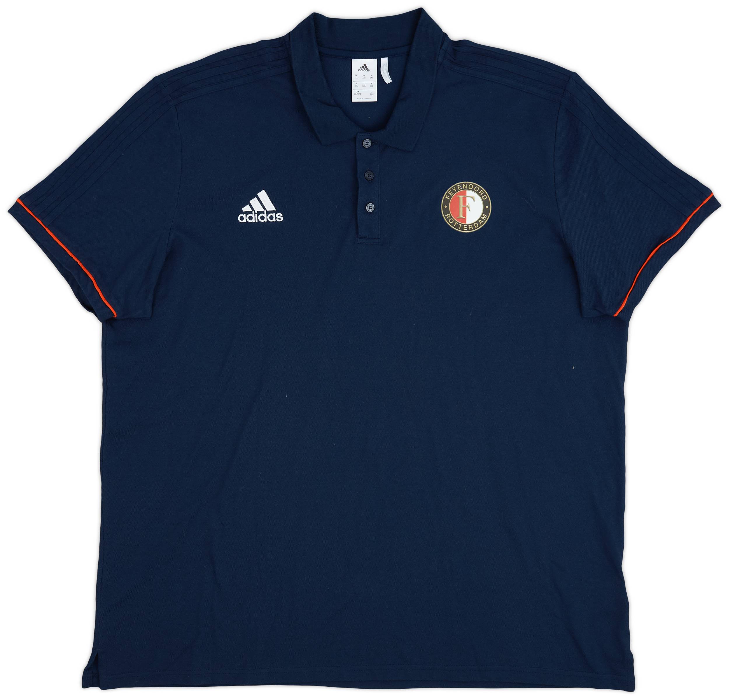 2017-18 Feyenoord adidas Polo Shirt - 8/10 - (3XL)