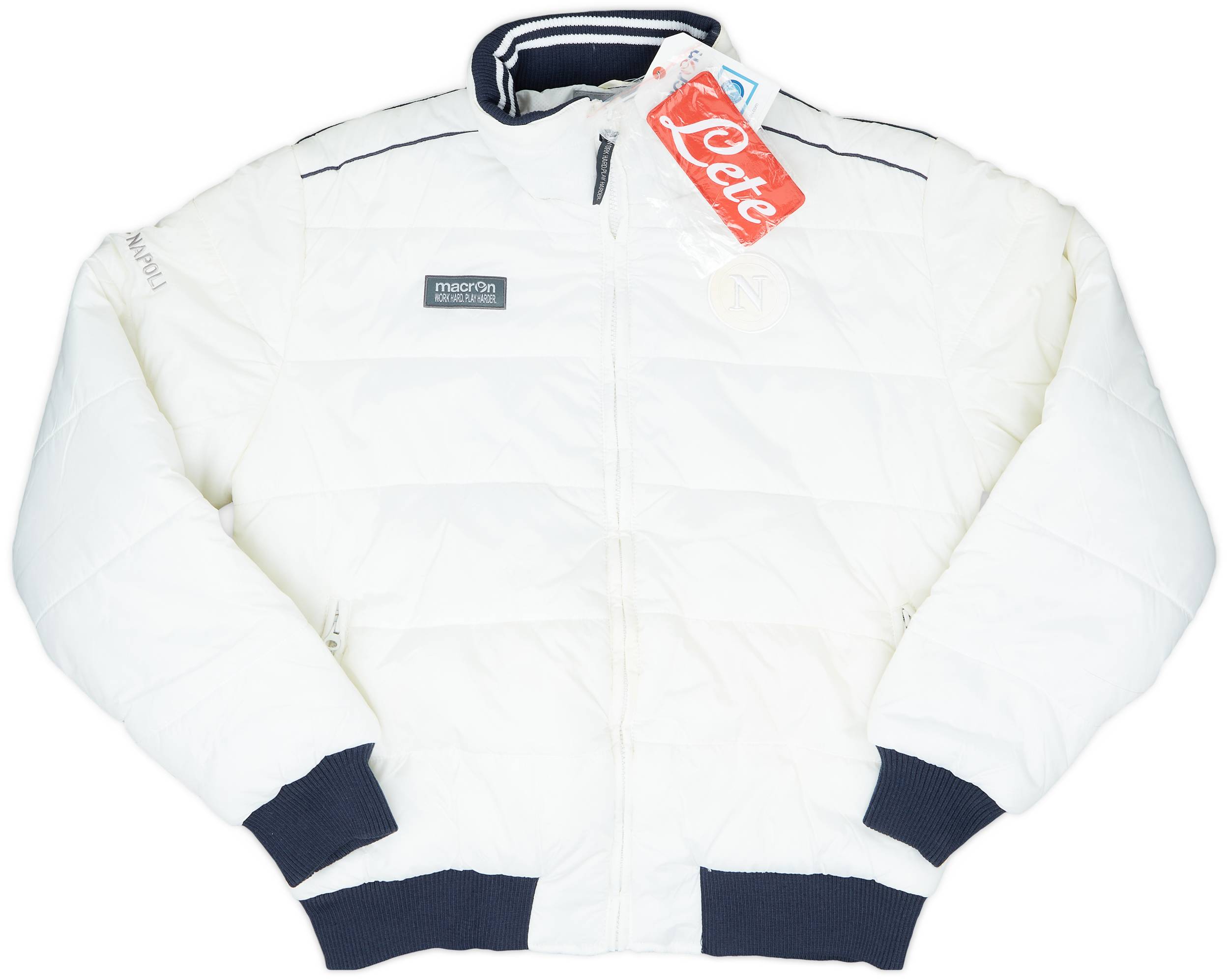 2011-12 Napoli Macron Padded Bench Coat (L)