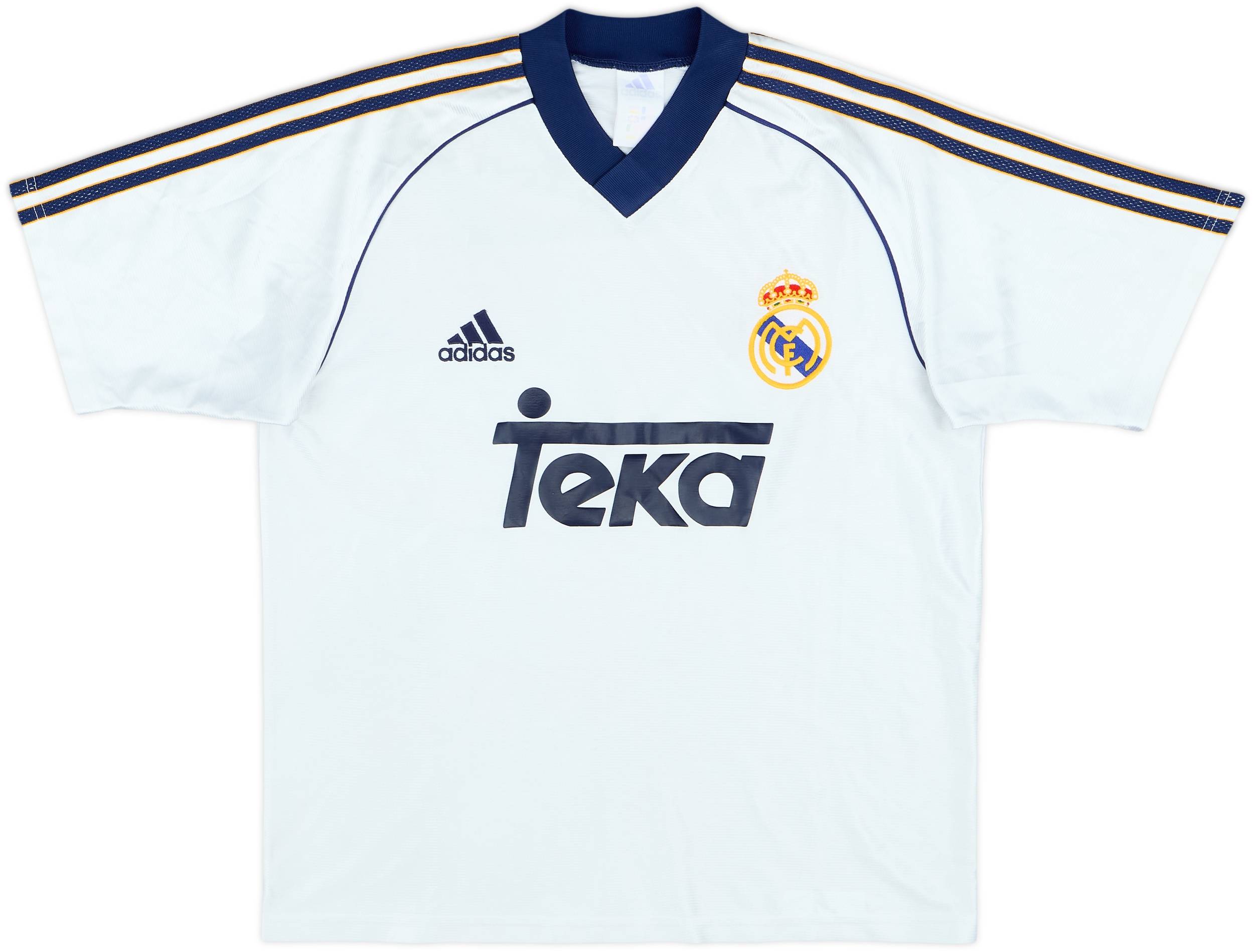 1998-00 Real Madrid Home Shirt - 9/10 - (L.Boys)