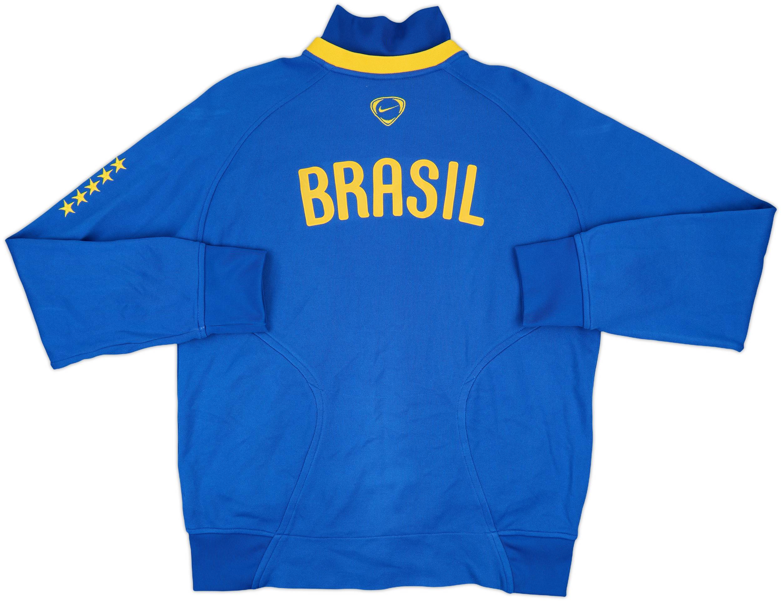 2008-09 Brazil Nike Track Jacket - 8/10 - (XL)
