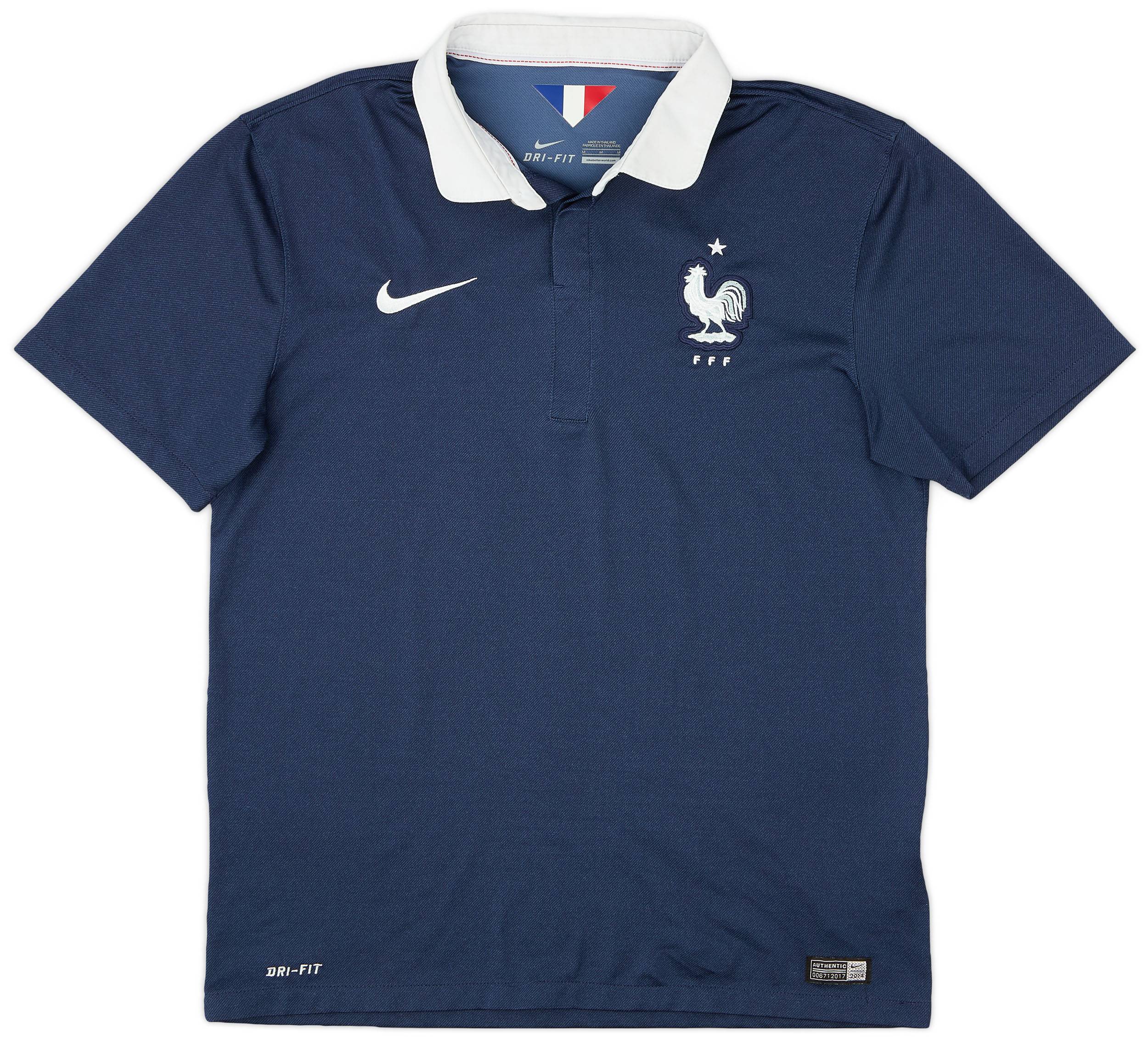 2014-15 France Home Shirt - 8/10 - (M)