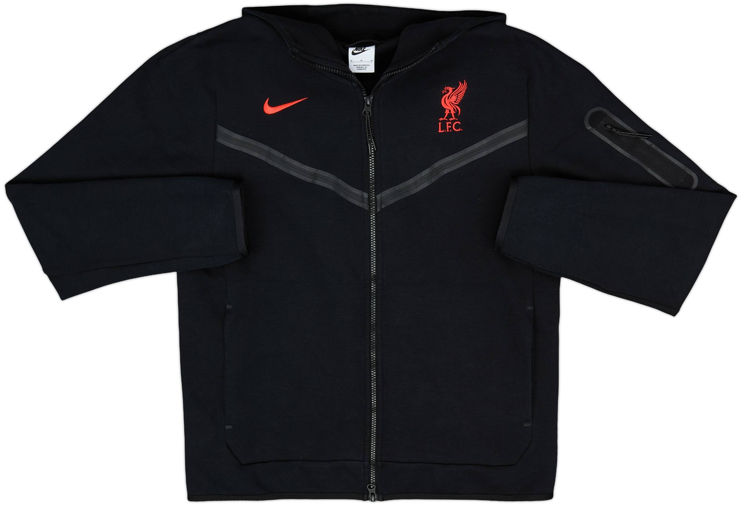 2022-23 Liverpool Nike Hooded Track Jacket - 9/10 - (M)
