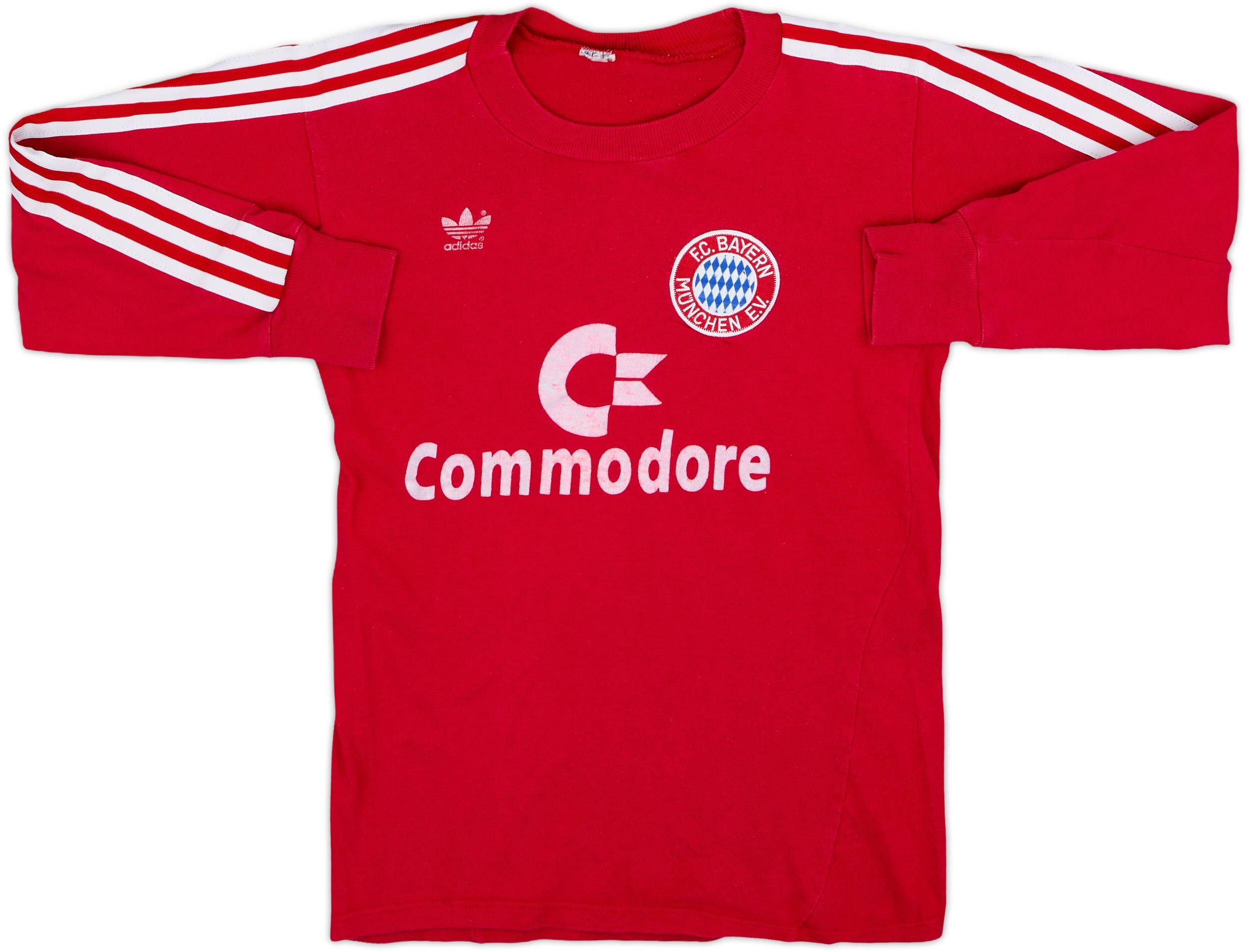 1984-89 Bayern Munich Home L/S Shirt - 7/10 - (S)