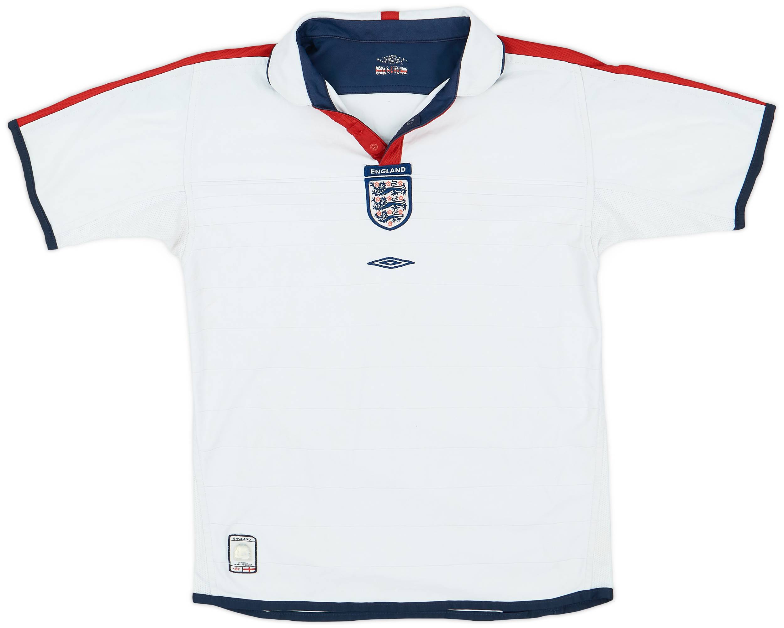 2003-05 England Home Shirt - 4/10 - (L.Boys)