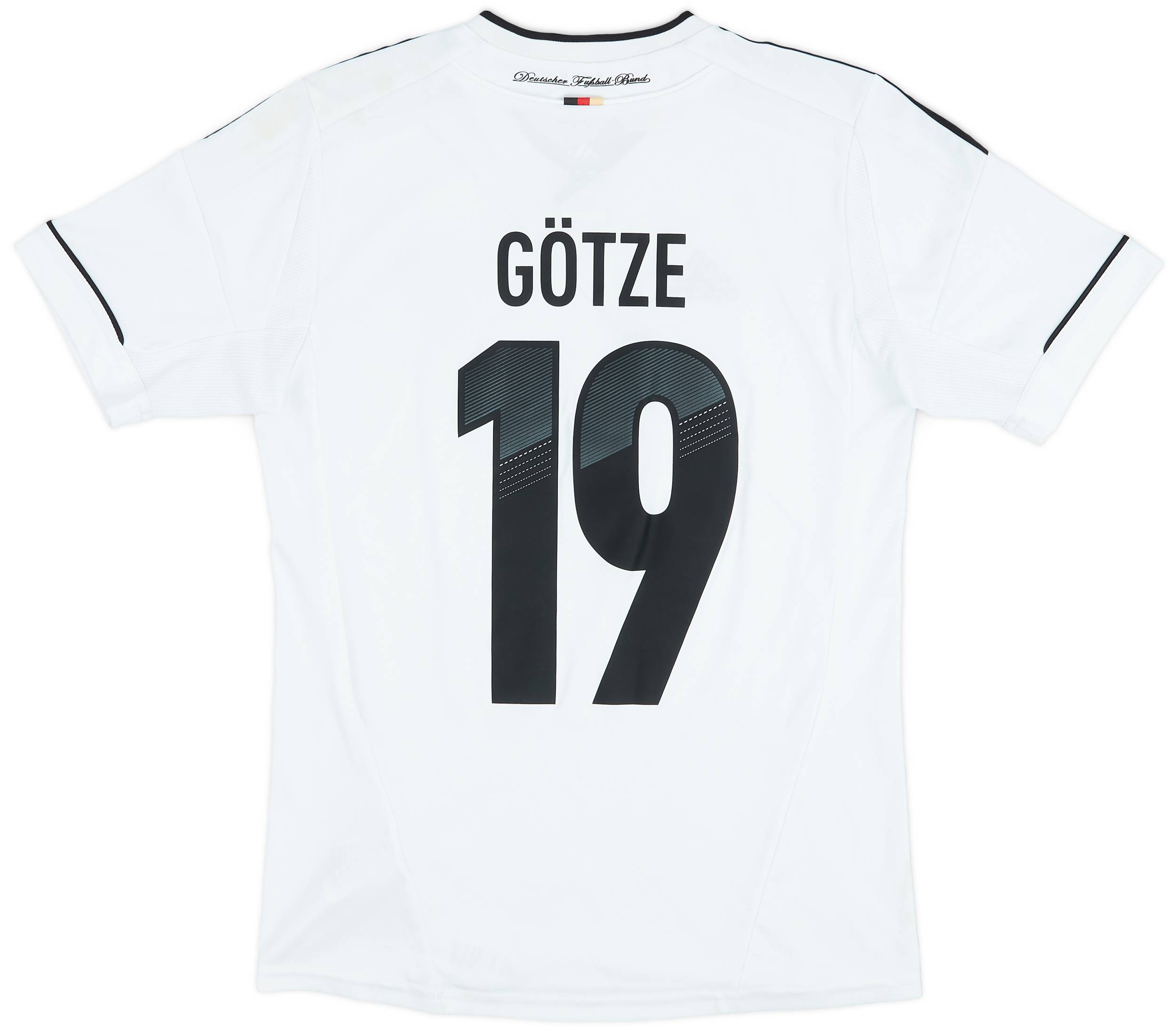 2012-13 Germany Home Shirt Gotze #19 - 7/10 - (L.Boys)