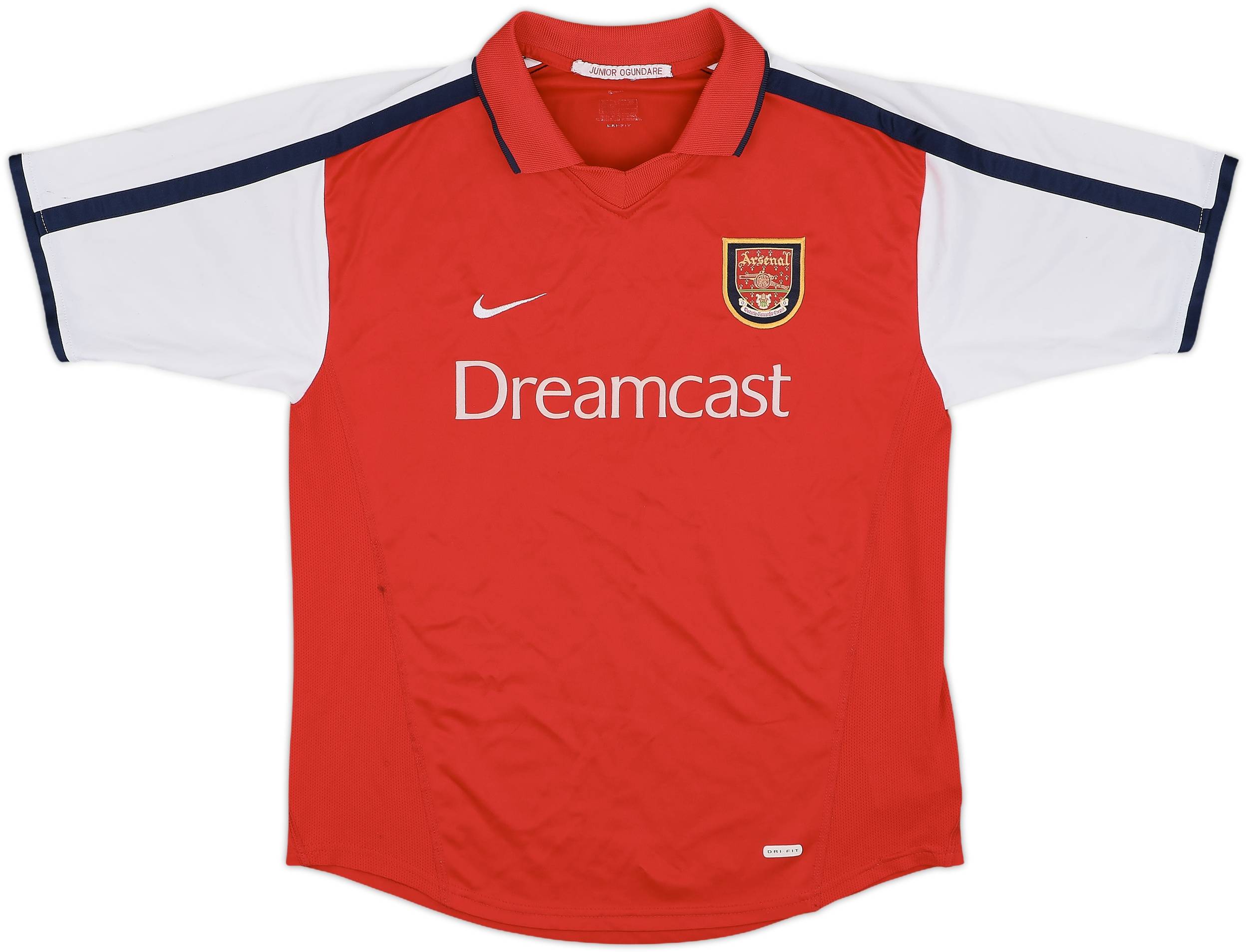 2000-02 Arsenal Home Shirt - 8/10 - (L.Boys)