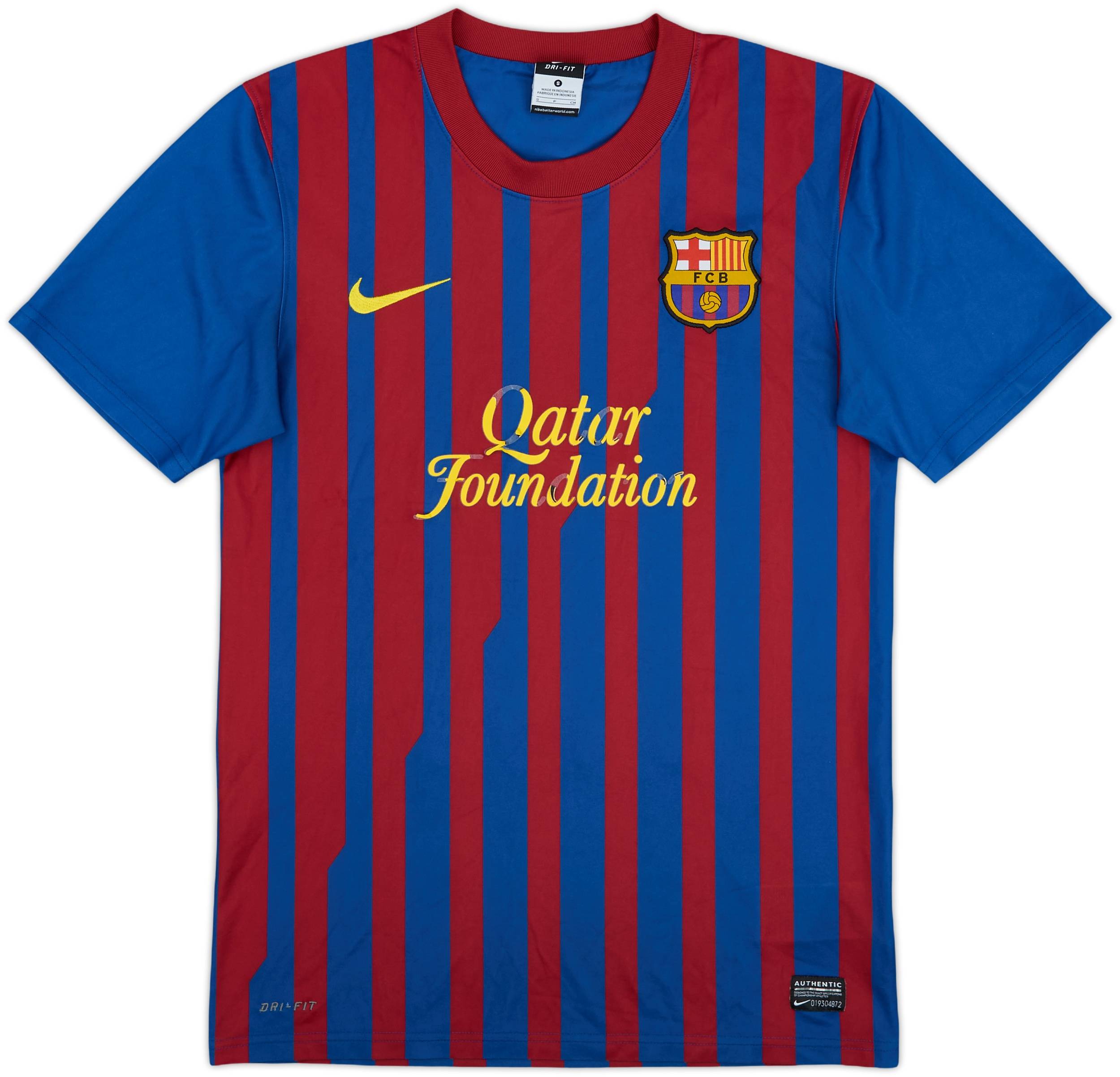 2011-12 Barcelona Basic Home Shirt - 5/10 - (S)