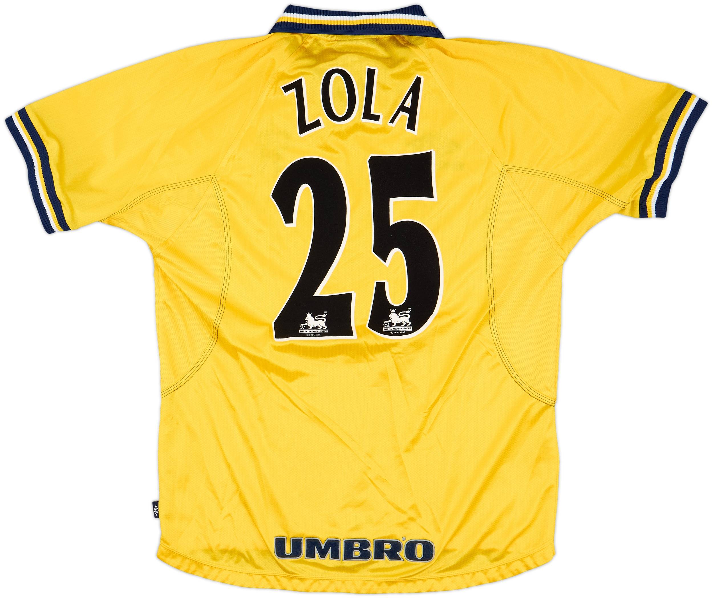 1998-00 Chelsea Third Shirt Zola #25 - 8/10 - (L)