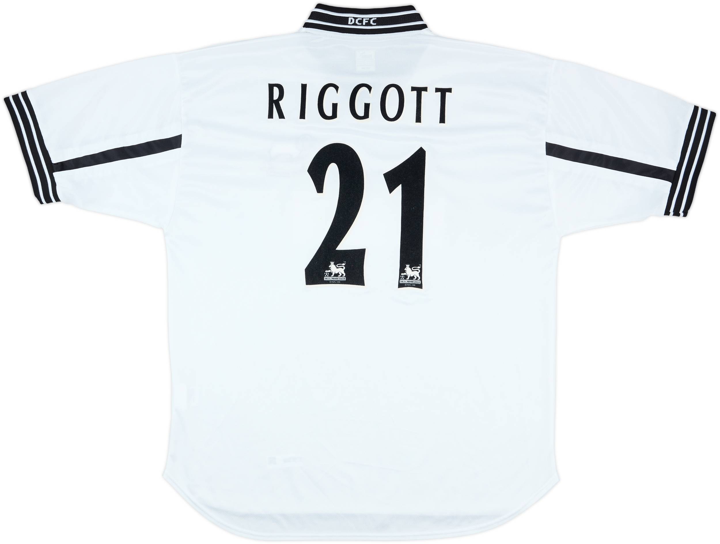 1999-01 Derby County Home Shirt Riggott #21 - 8/10 - (L)