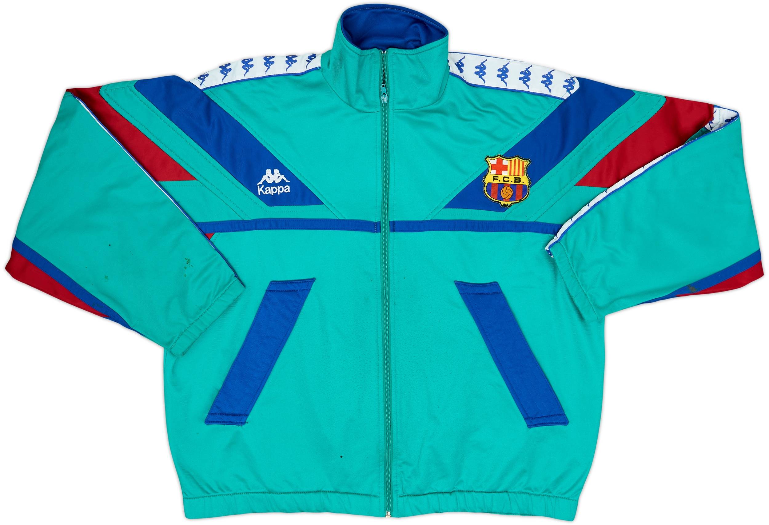 1992-95 Barcelona Kappa Track Jacket - 6/10 - (L)