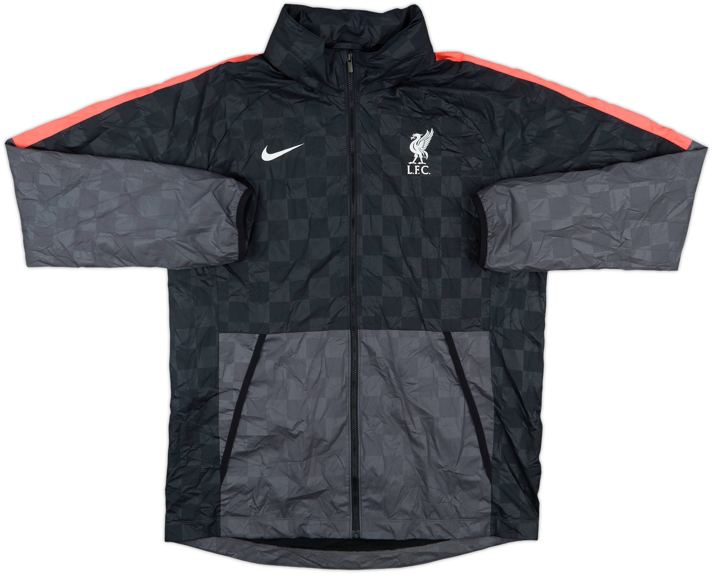 2020-21 Liverpool Nike Hooded Track Jacket - 7/10 - (L)
