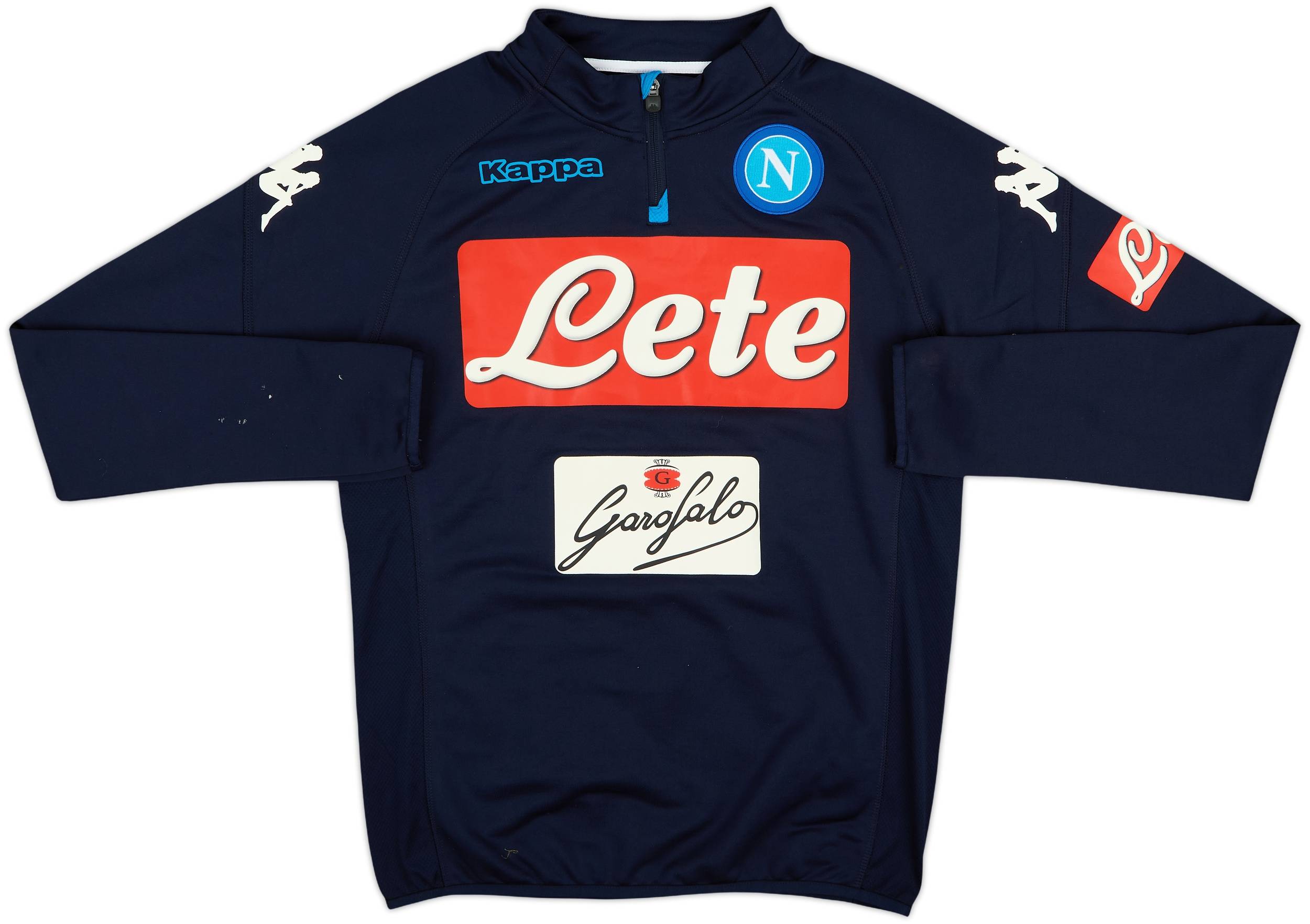 2017-18 Napoli Kappa 1/4 Zip Drill Top - 7/10 - (M)