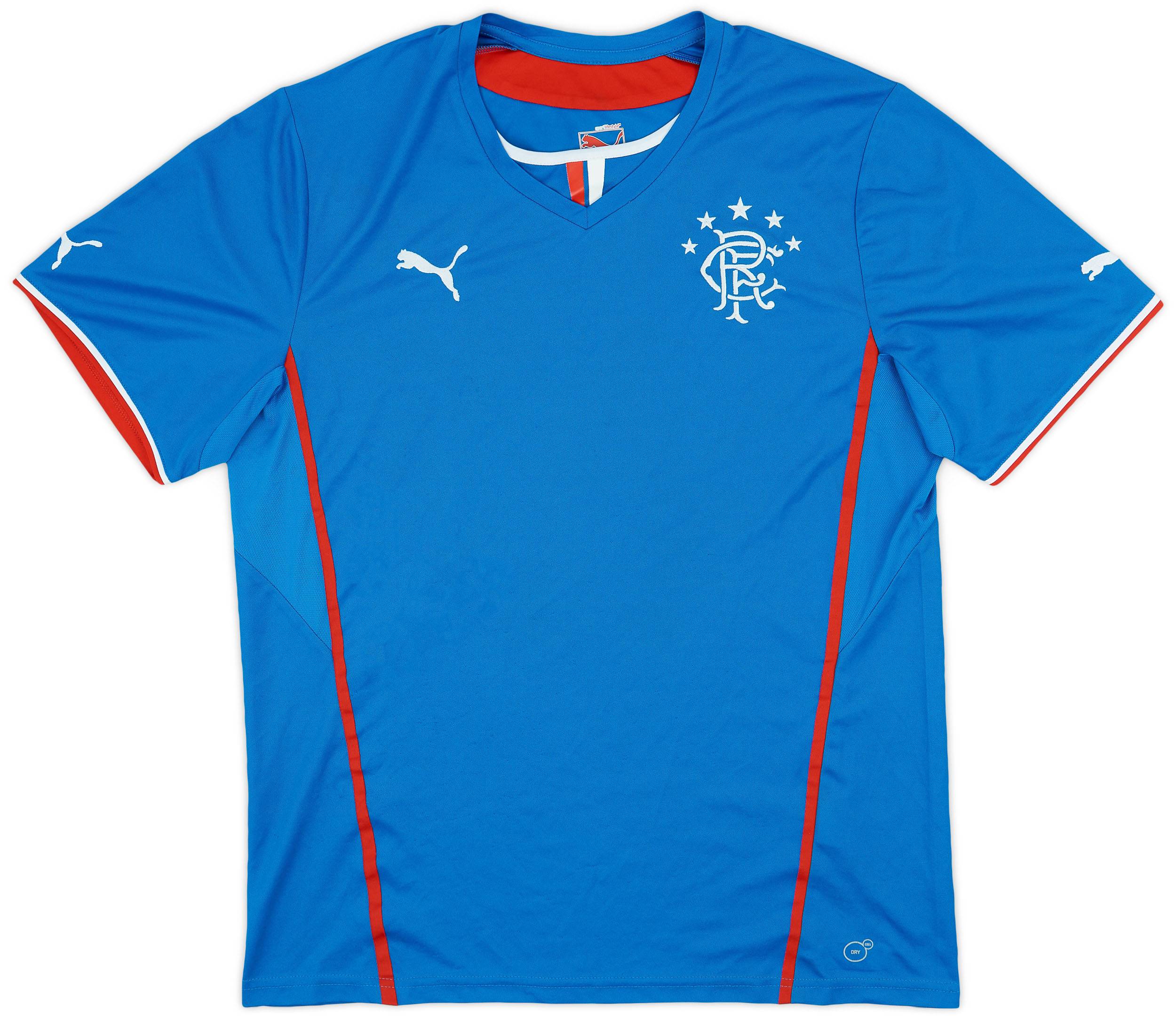 2013-14 Rangers Home Shirt - 8/10 - (XL)