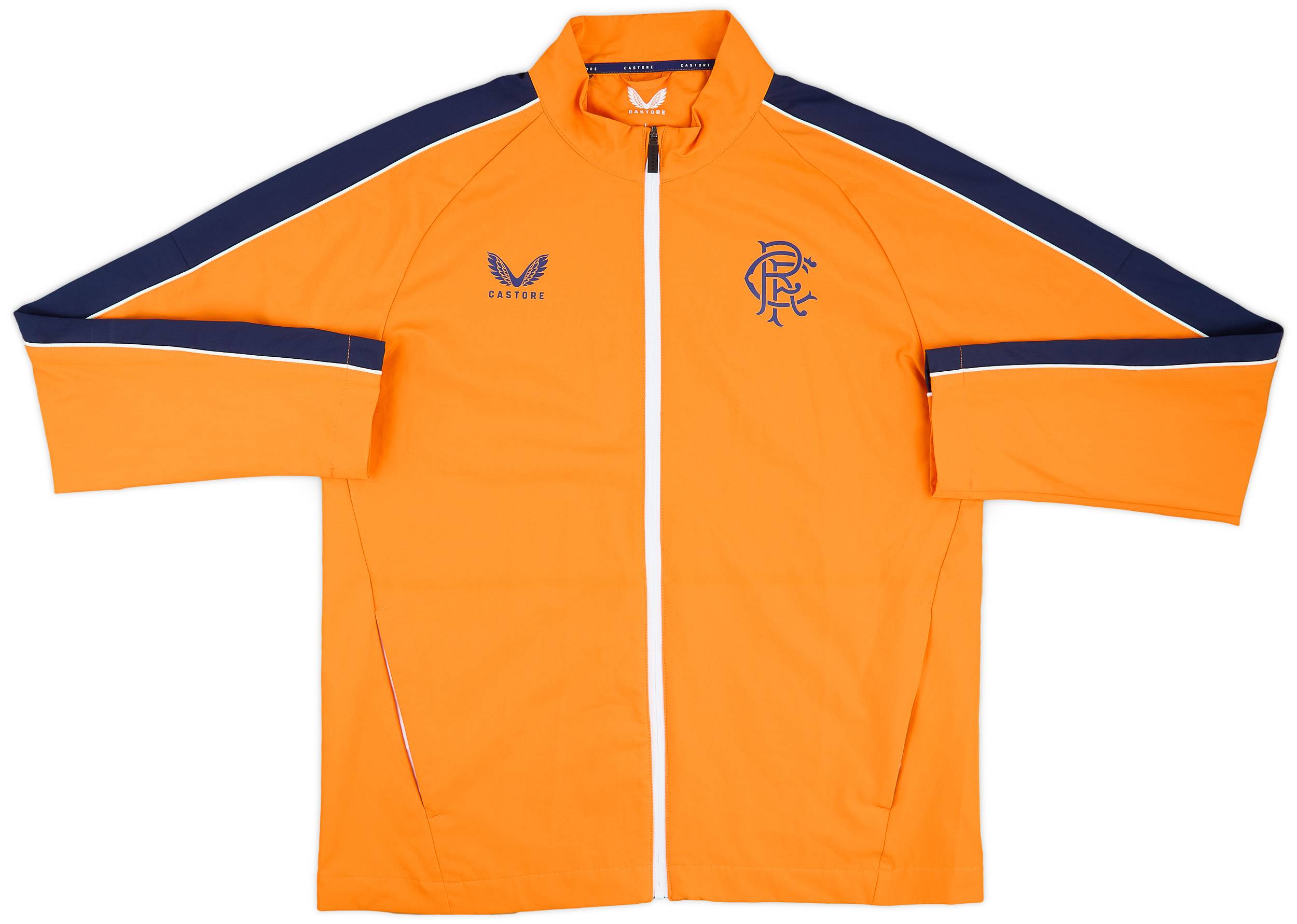 2022-23 Rangers Castore Track Jacket - 8/10 - (L)
