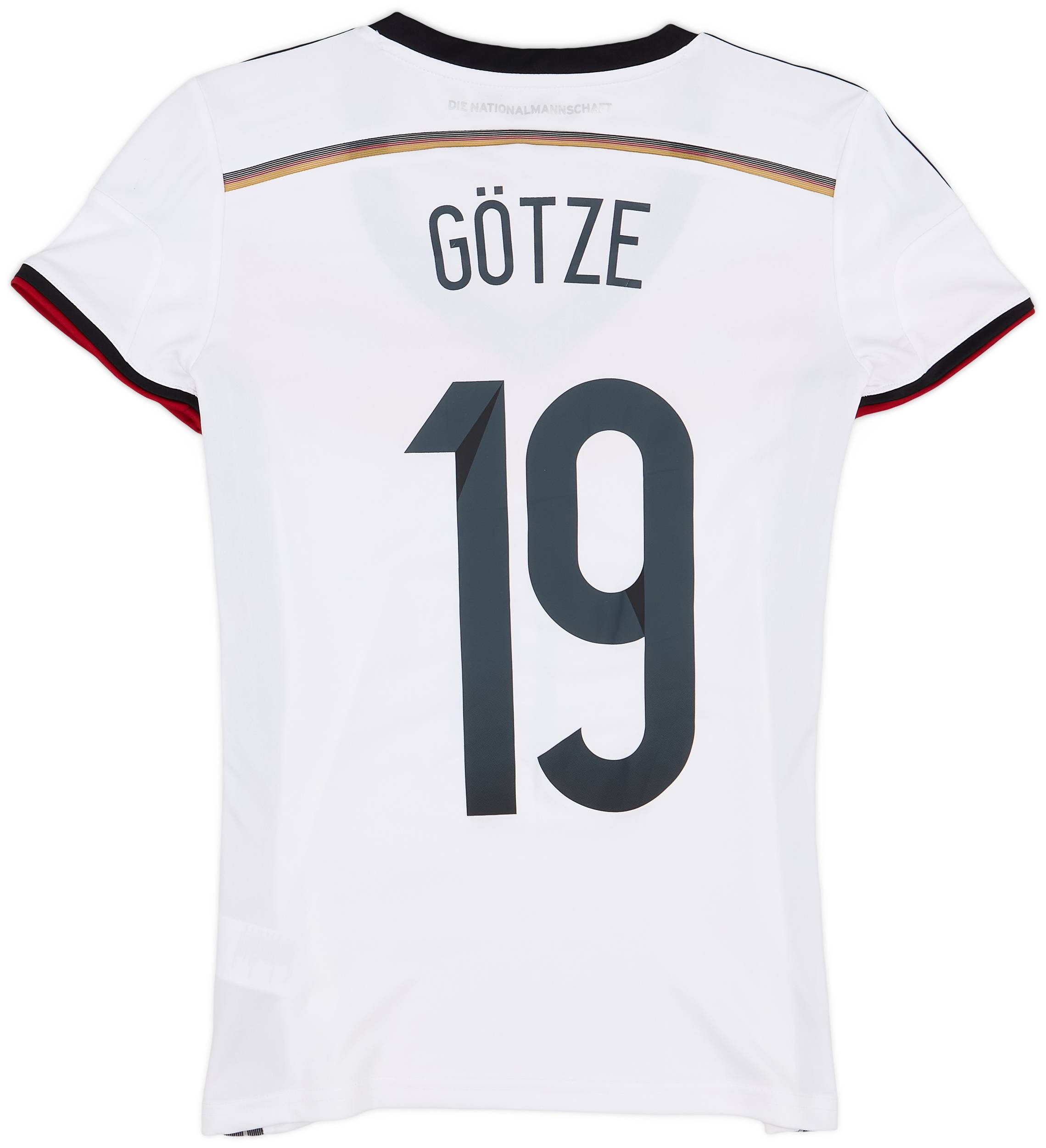2014-15 Germany Home Shirt Gotze #19 - 9/10 - (Women's XS)
