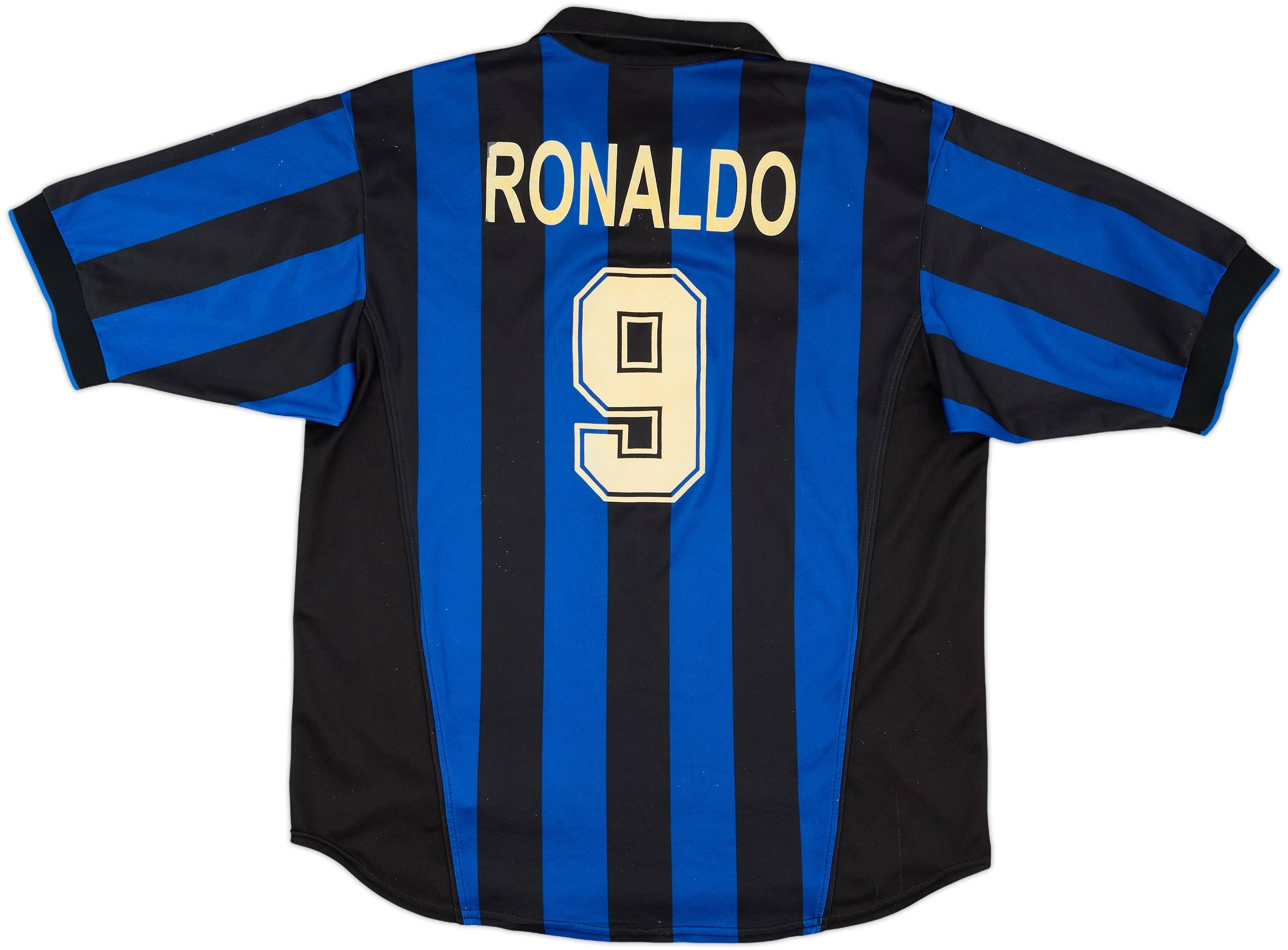 1998-99 Inter Milan Home Shirt Ronaldo #9 - 6/10 - (L)