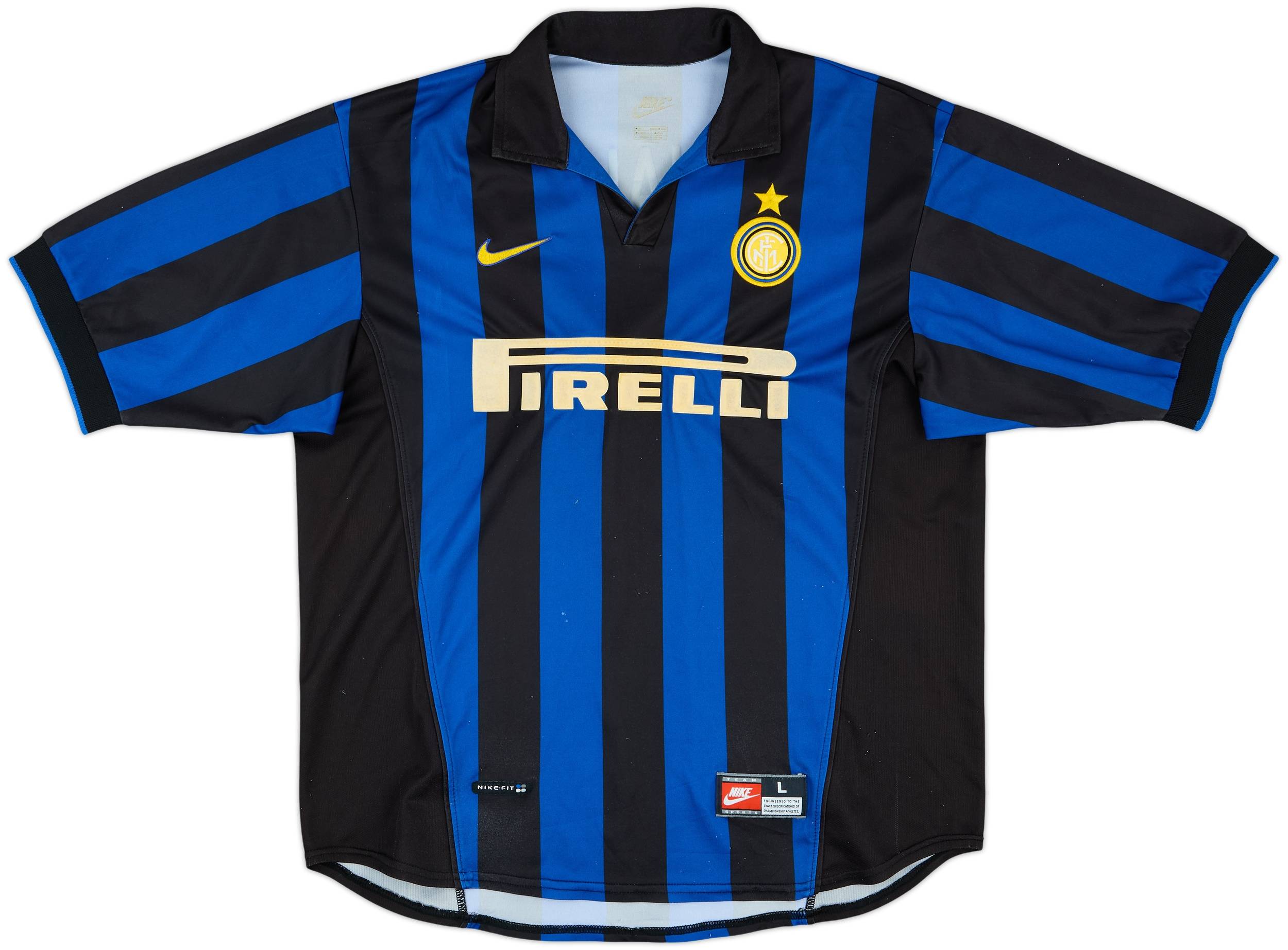 1998-99 Inter Milan Home Shirt Ronaldo #9 - 6/10 - (L)