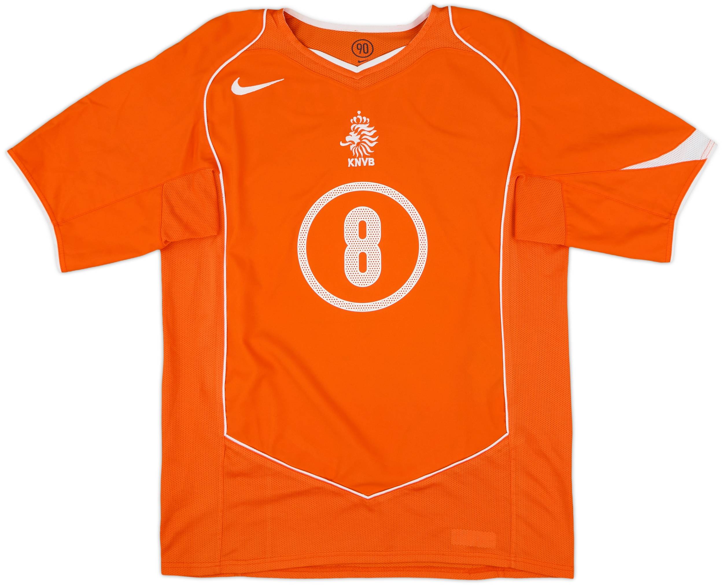 2004-06 Netherlands Home Shirt Davids #8 - 8/10 - (M)