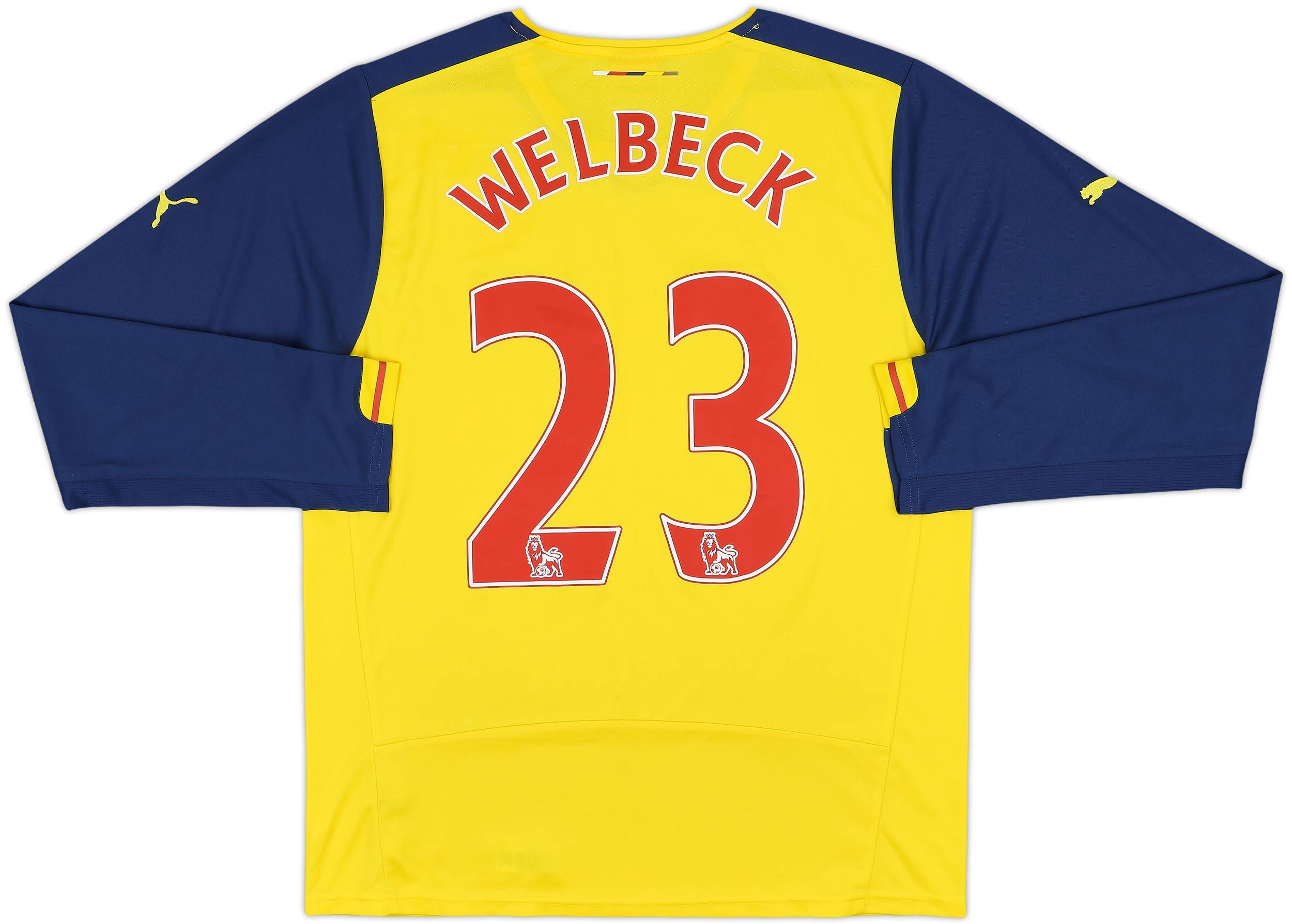 2014-15 Arsenal Away L/S Shirt Welbeck #23 - 5/10 - (L)