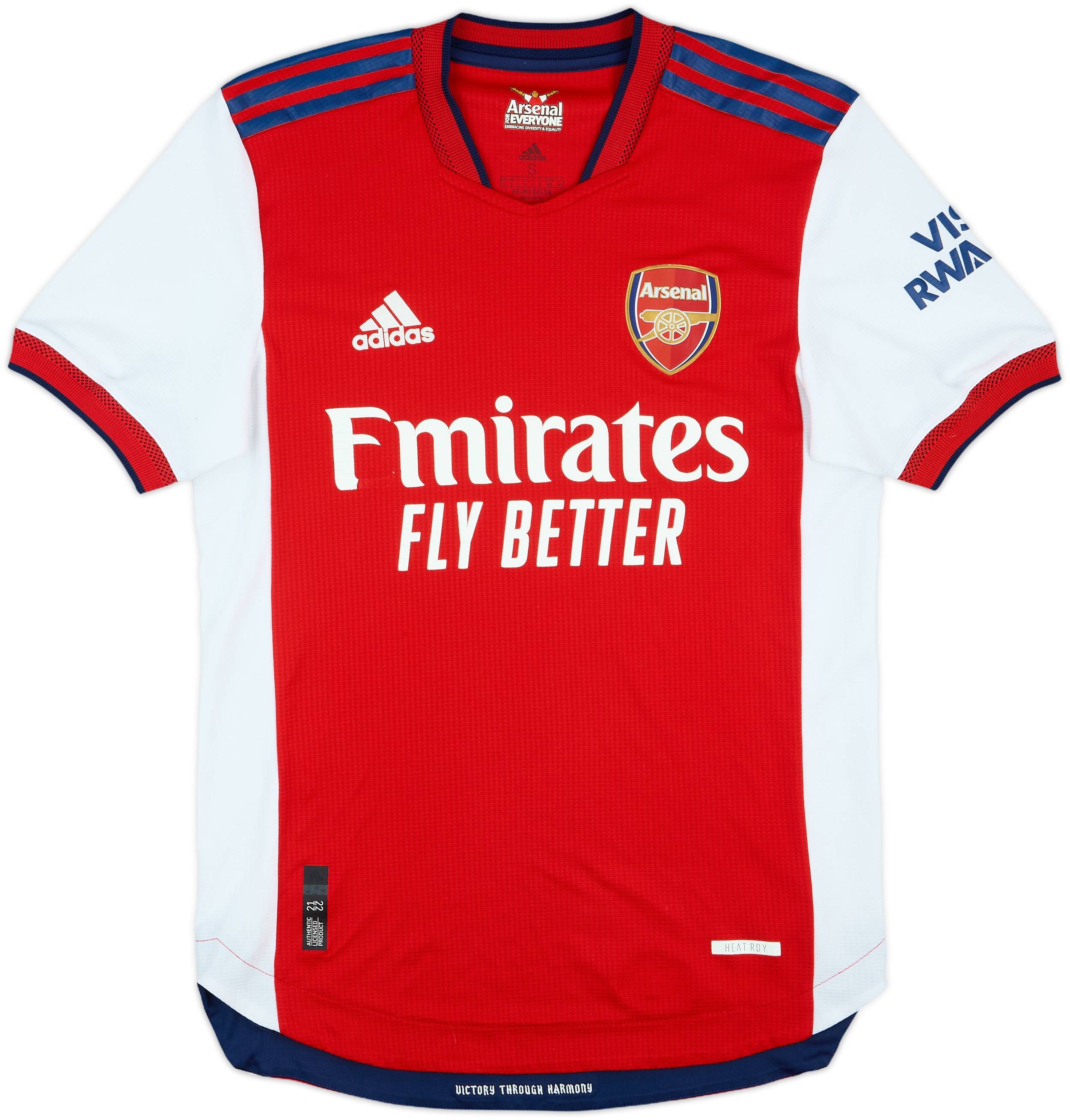 2021-22 Arsenal Authentic Home Shirt - 5/10 - (S)