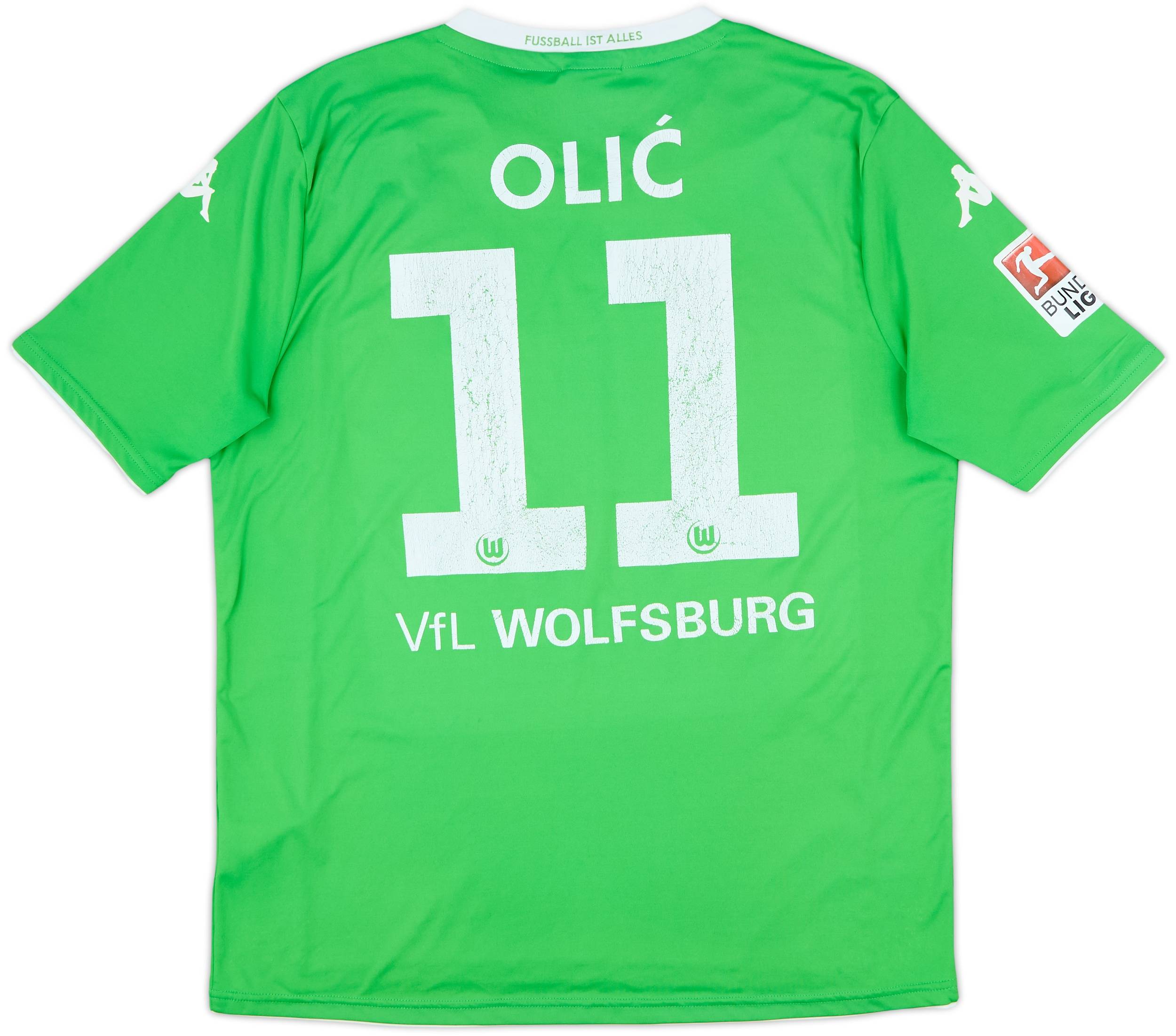 2014-15 Wolfsburg Home Shirt Olic #11 - 5/10 - (XL)