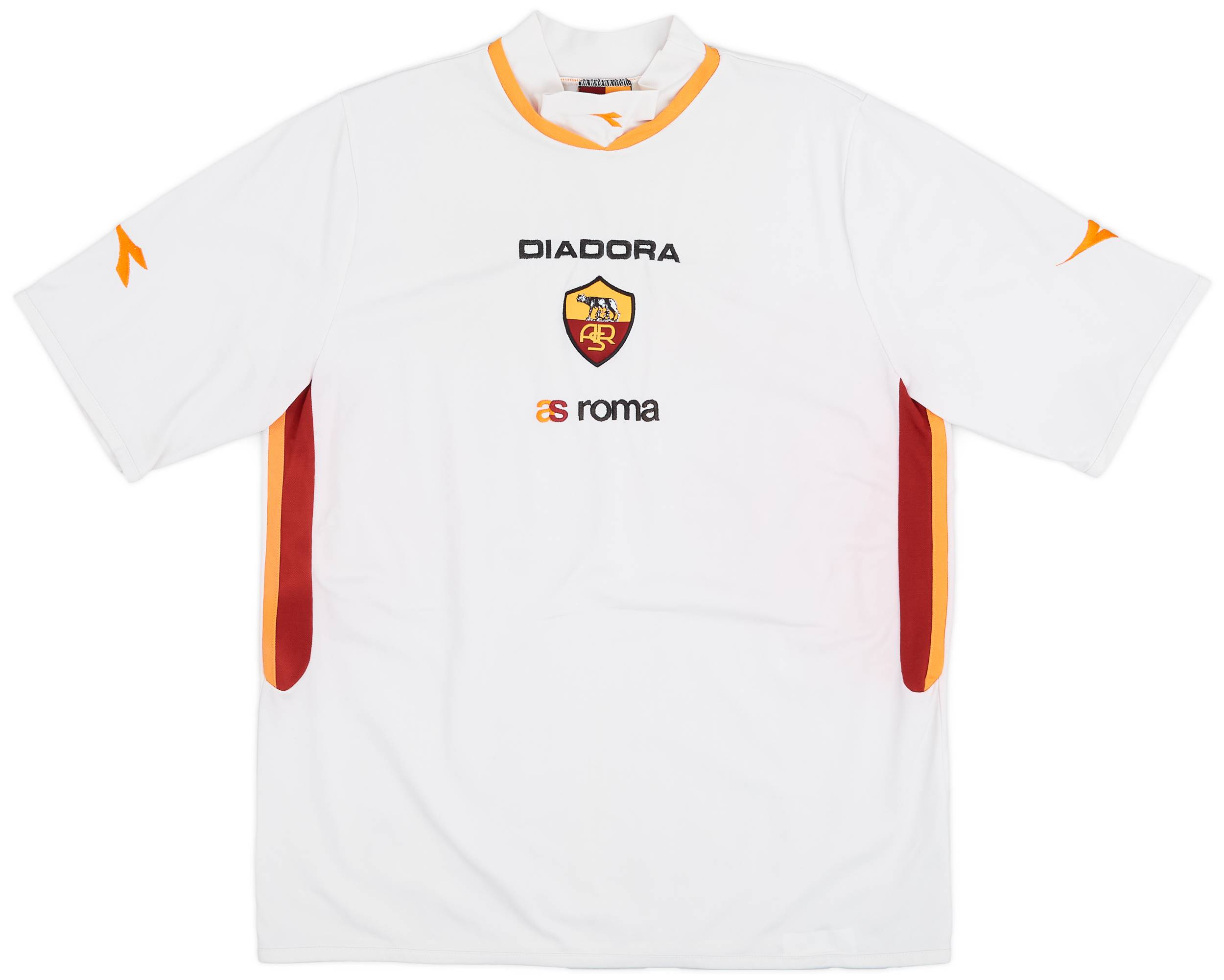 2003-04 Roma Diadora Training Shirt - 5/10 - (L)
