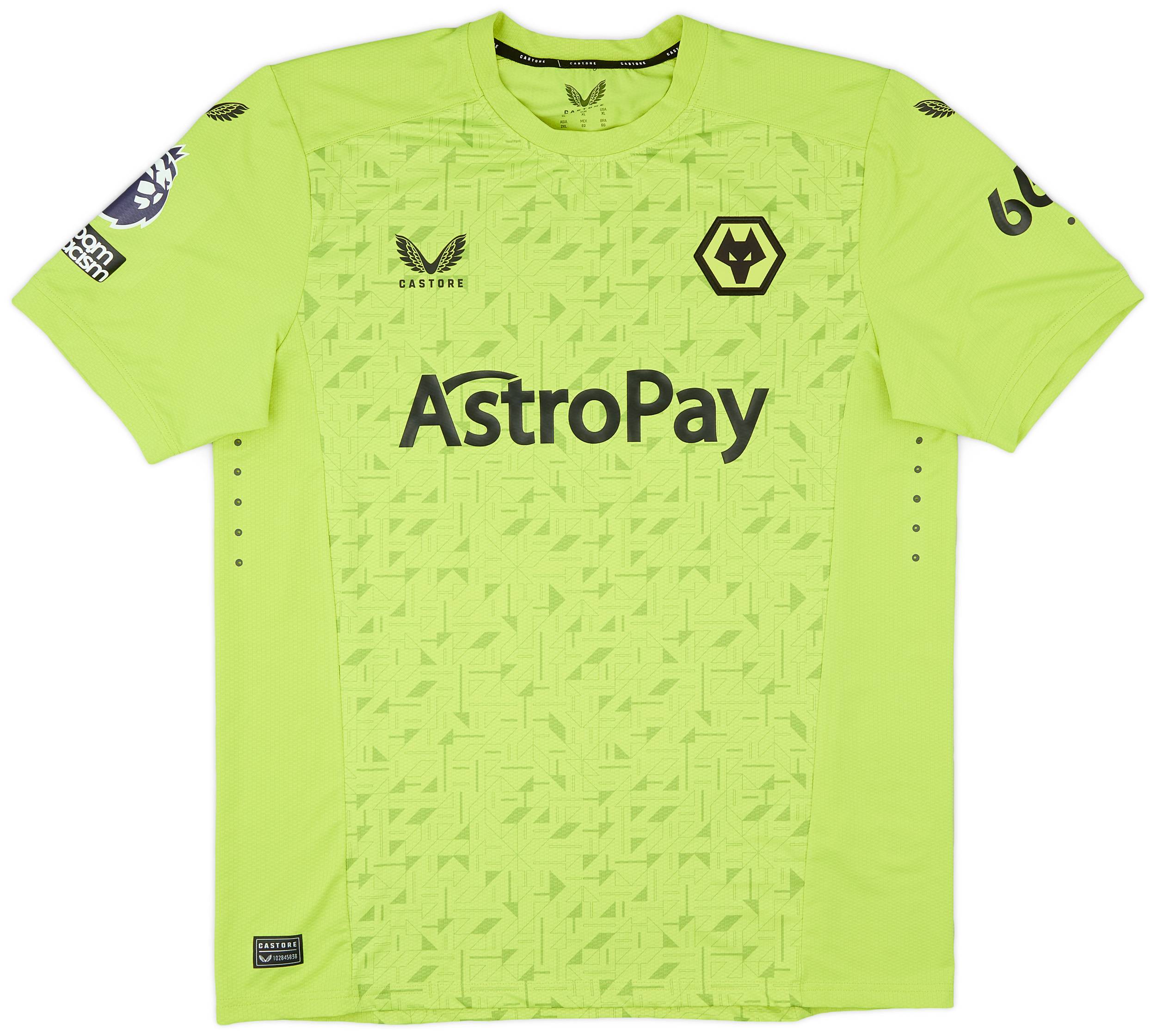 2023-24 Wolves Match Issue GK Shirt King #40