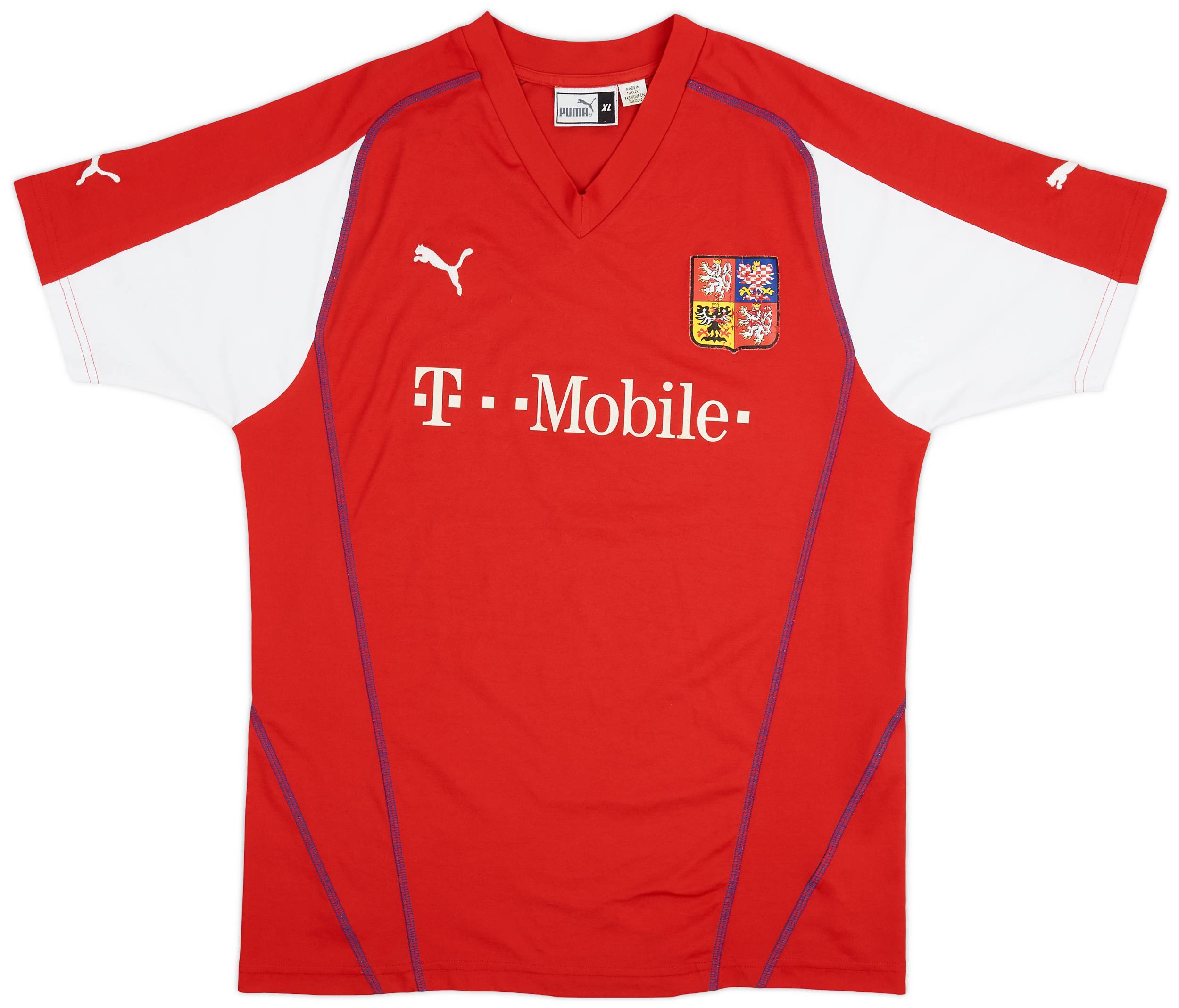 2004-05 Czech Republic Basic Home Shirt - 5/10 - (XL)