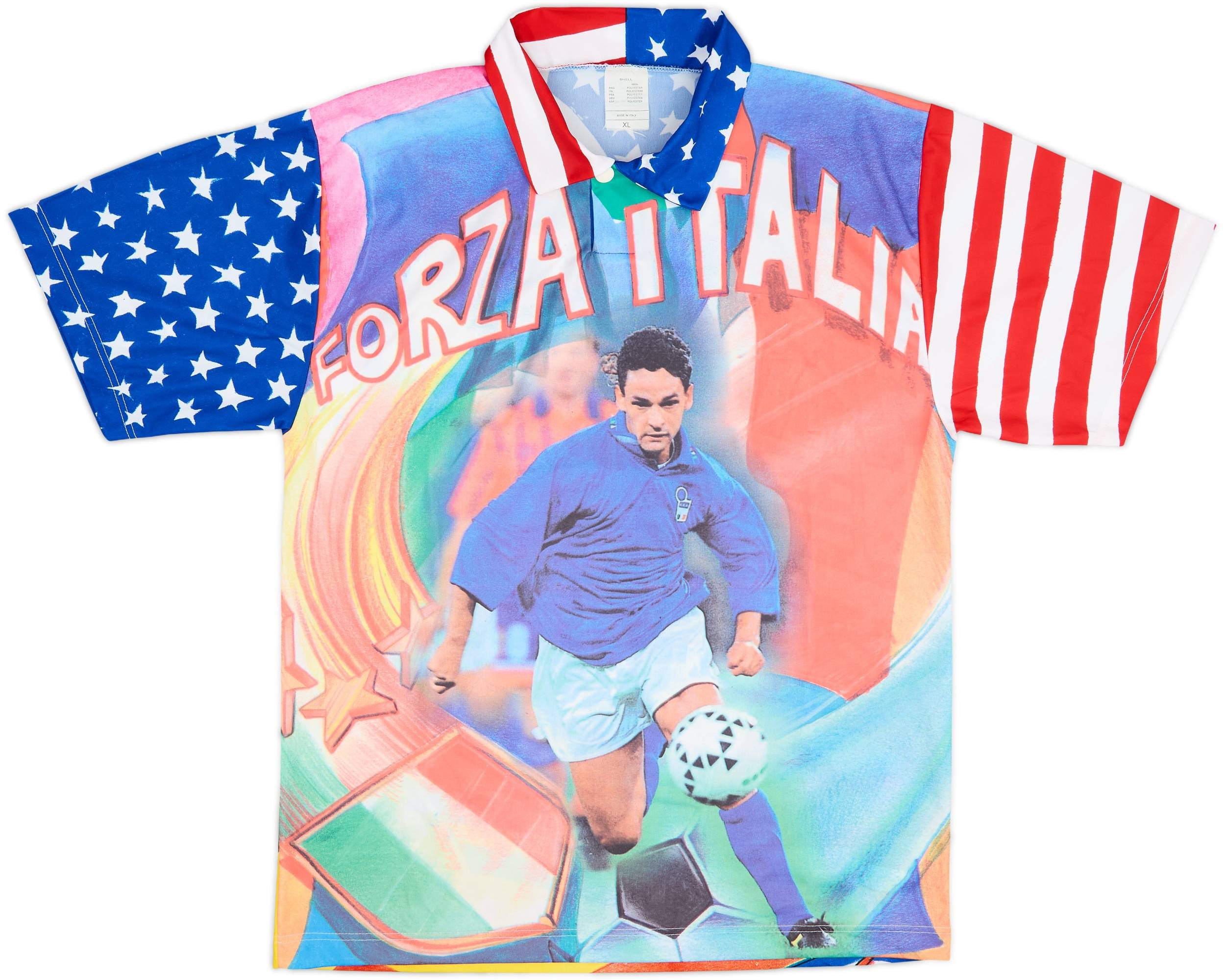 1994 Italy World Cup Graphic Shirt - 10/10 - (XL)