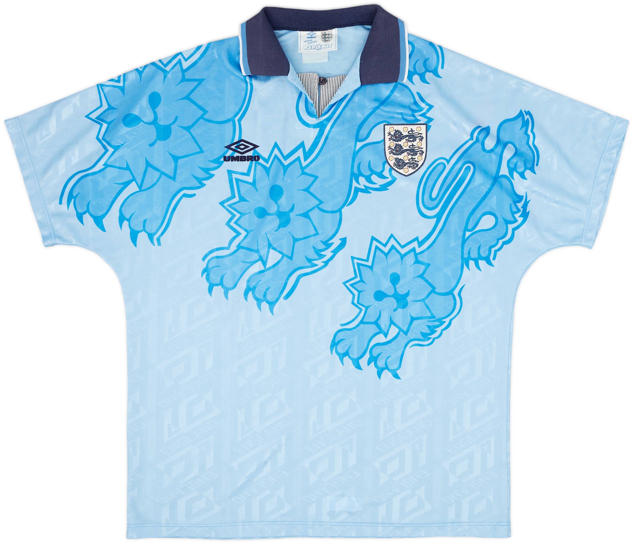 1992-93 England Third Shirt - 9/10 - (XL)
