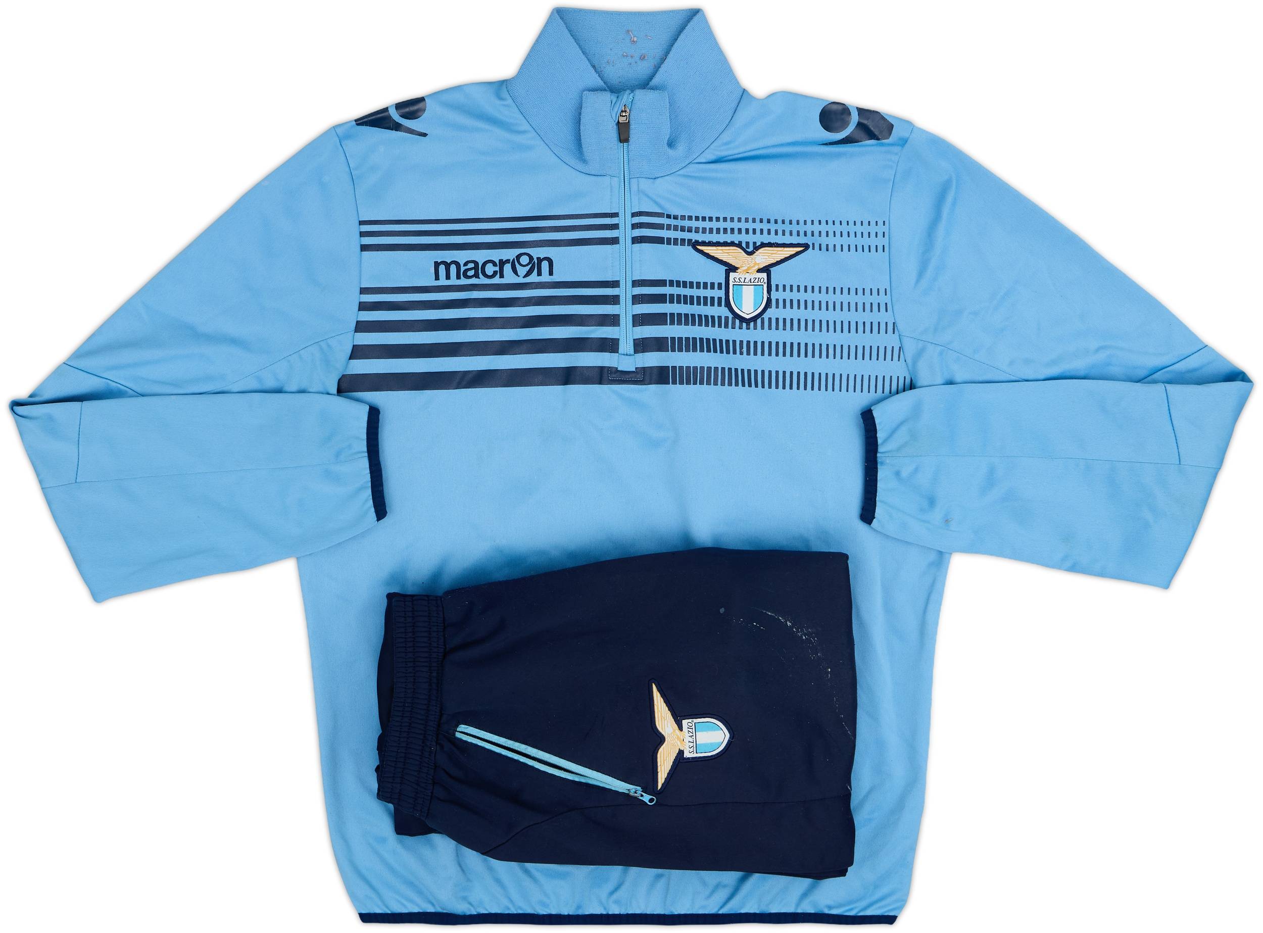 2012-13 Lazio Macron Tracksuit - 4/10 - (L)