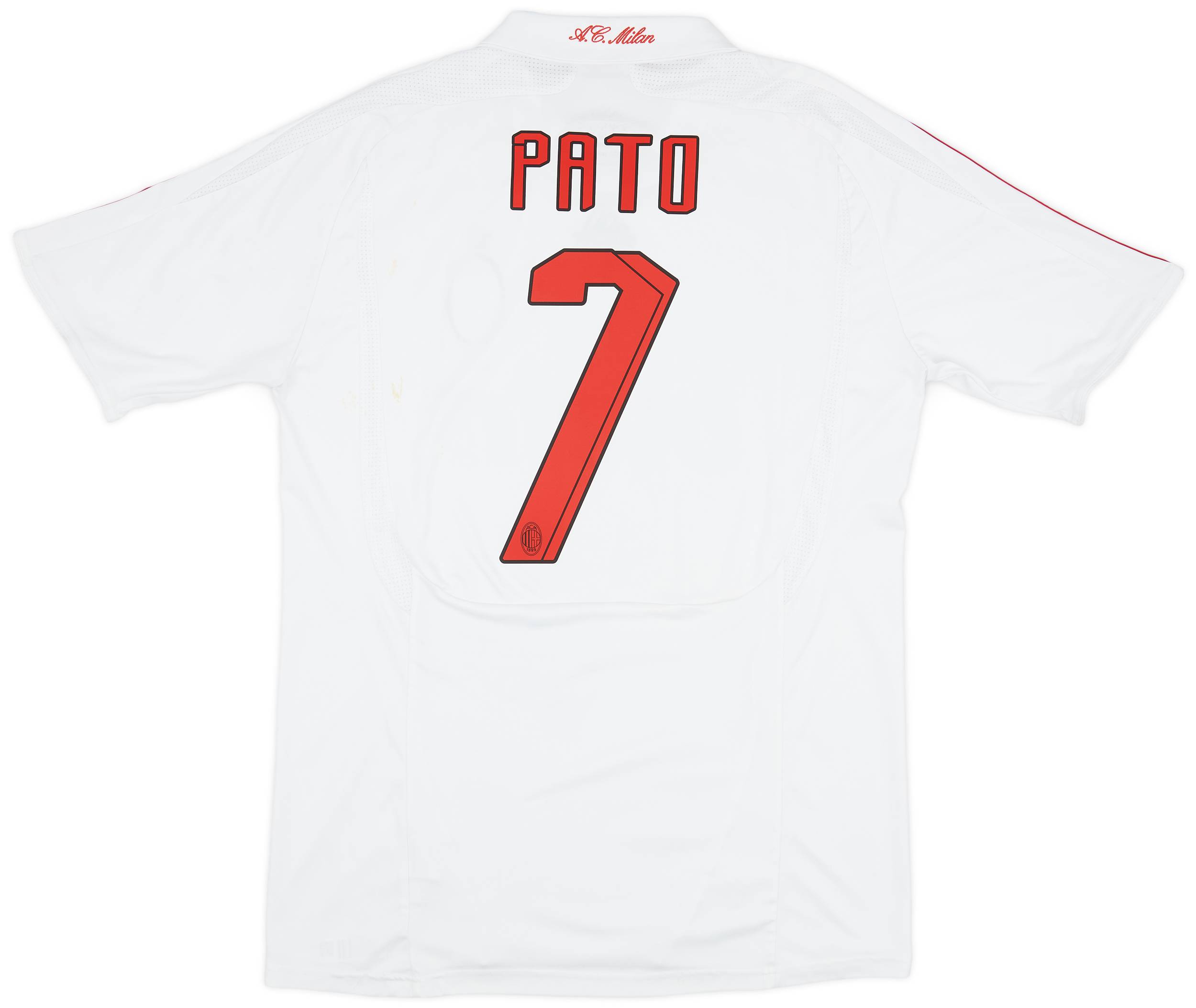 2007-08 AC Milan Away Shirt Pato #7 - 6/10 - (L)