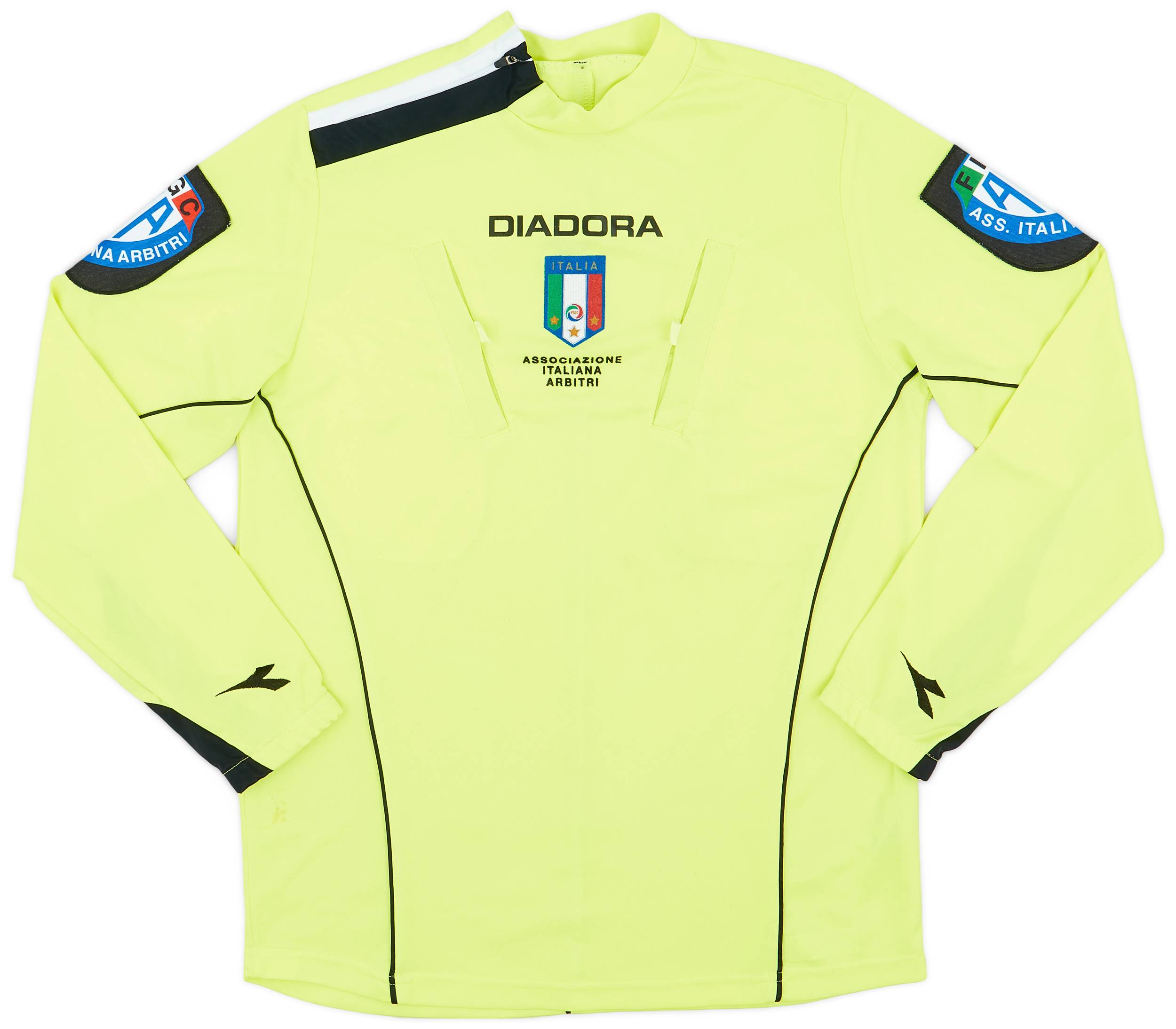 2007-08 Italy Diadora Referee L/S Shirt - 9/10 - (M)