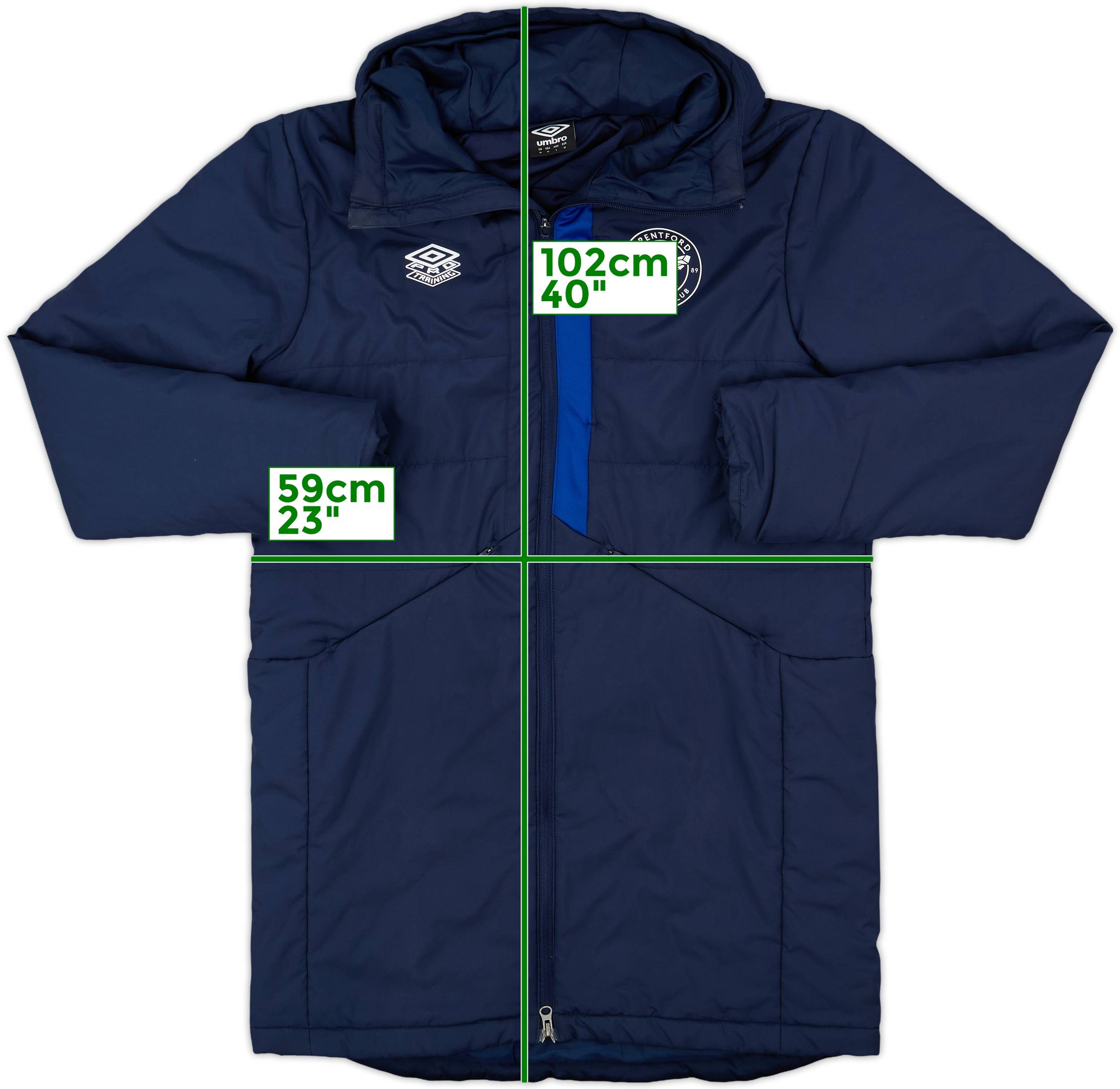 2020-21 Brentford Umbro Padded Bench Coat - 6/10 - (M)