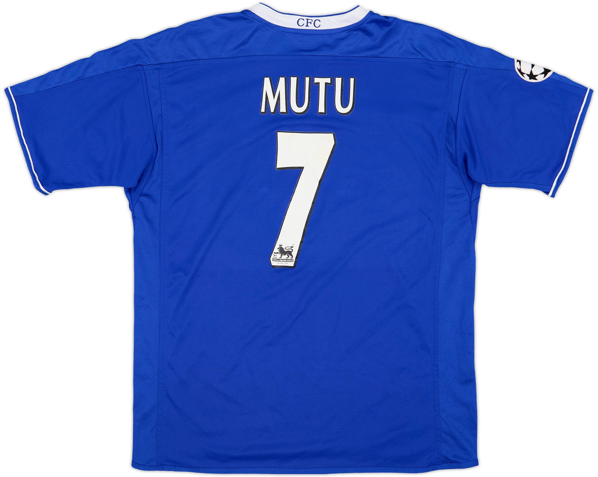 2003-05 Chelsea Home Shirt Mutu #7 - 5/10 - (XL)