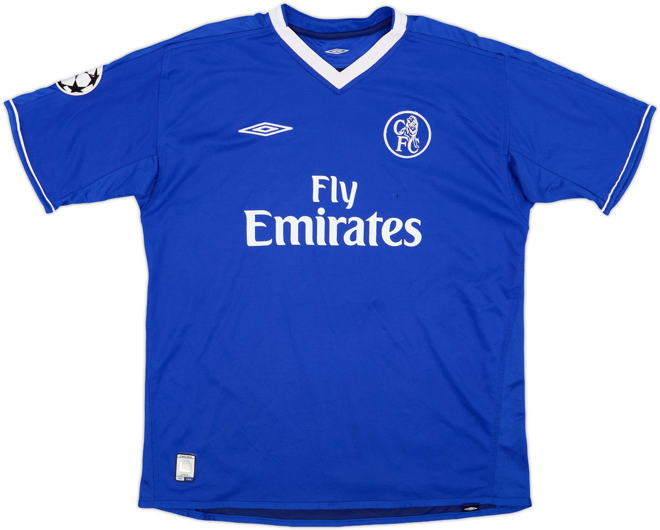 2003-05 Chelsea Home Shirt Mutu #7 - 5/10 - (XL)