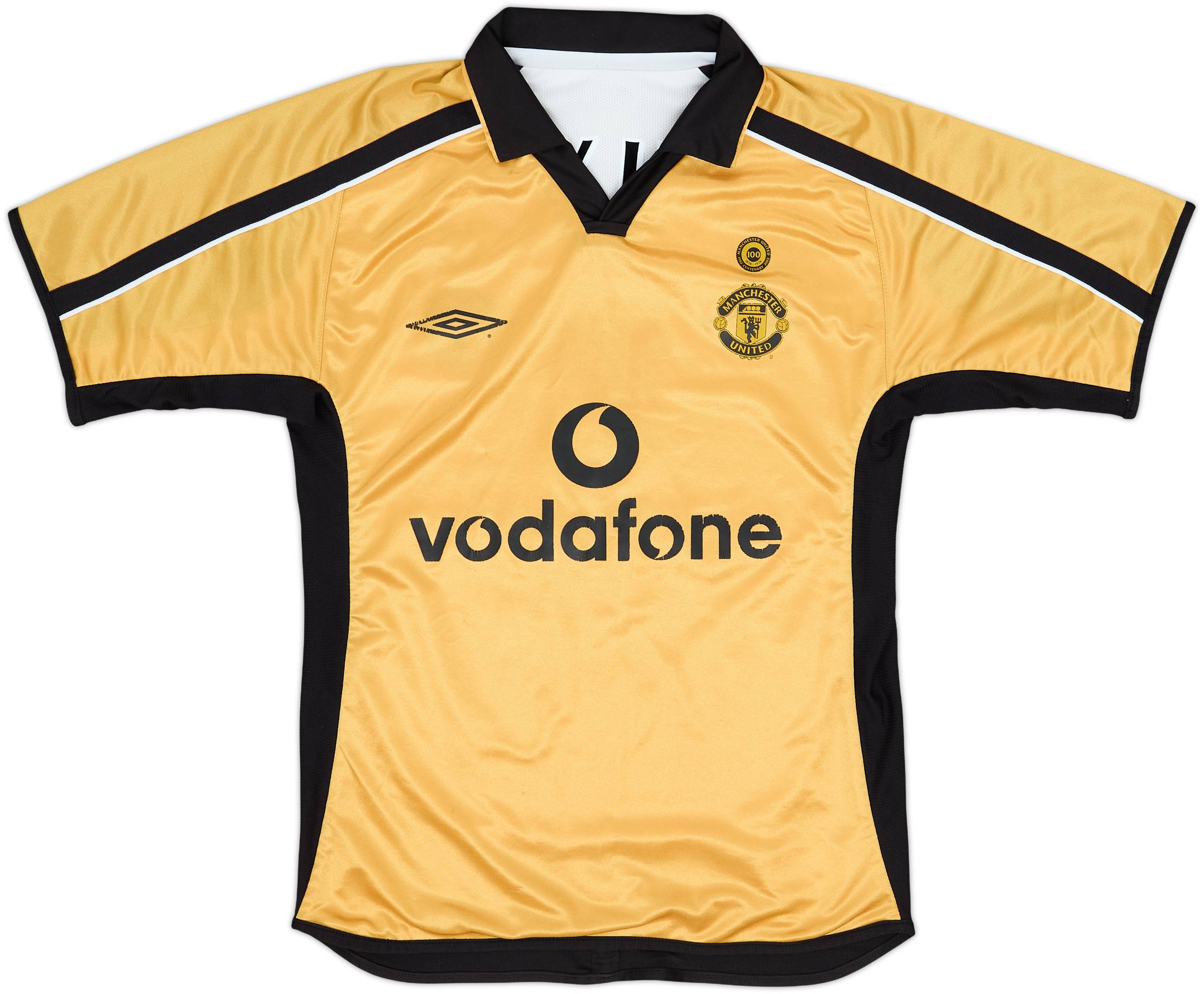 2001-02 Manchester United Centenary Away/Third Shirt Beckham #7 - 8/10 ...