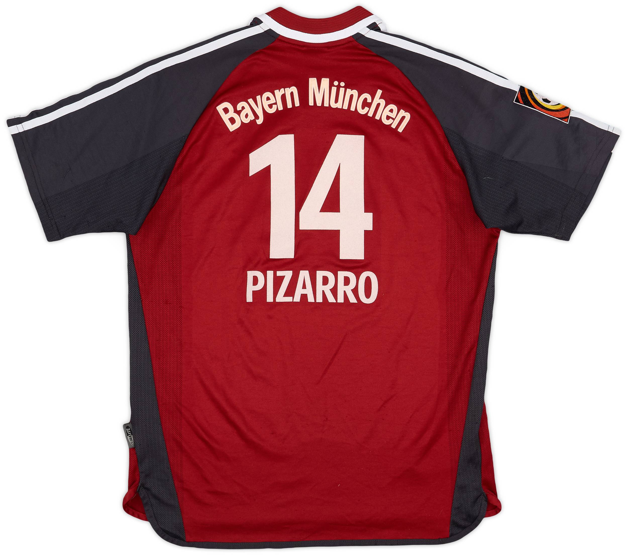 2001-02 Bayern Munich Home Shirt Pizzaro #14 - 5/10 - (XL.Boys)