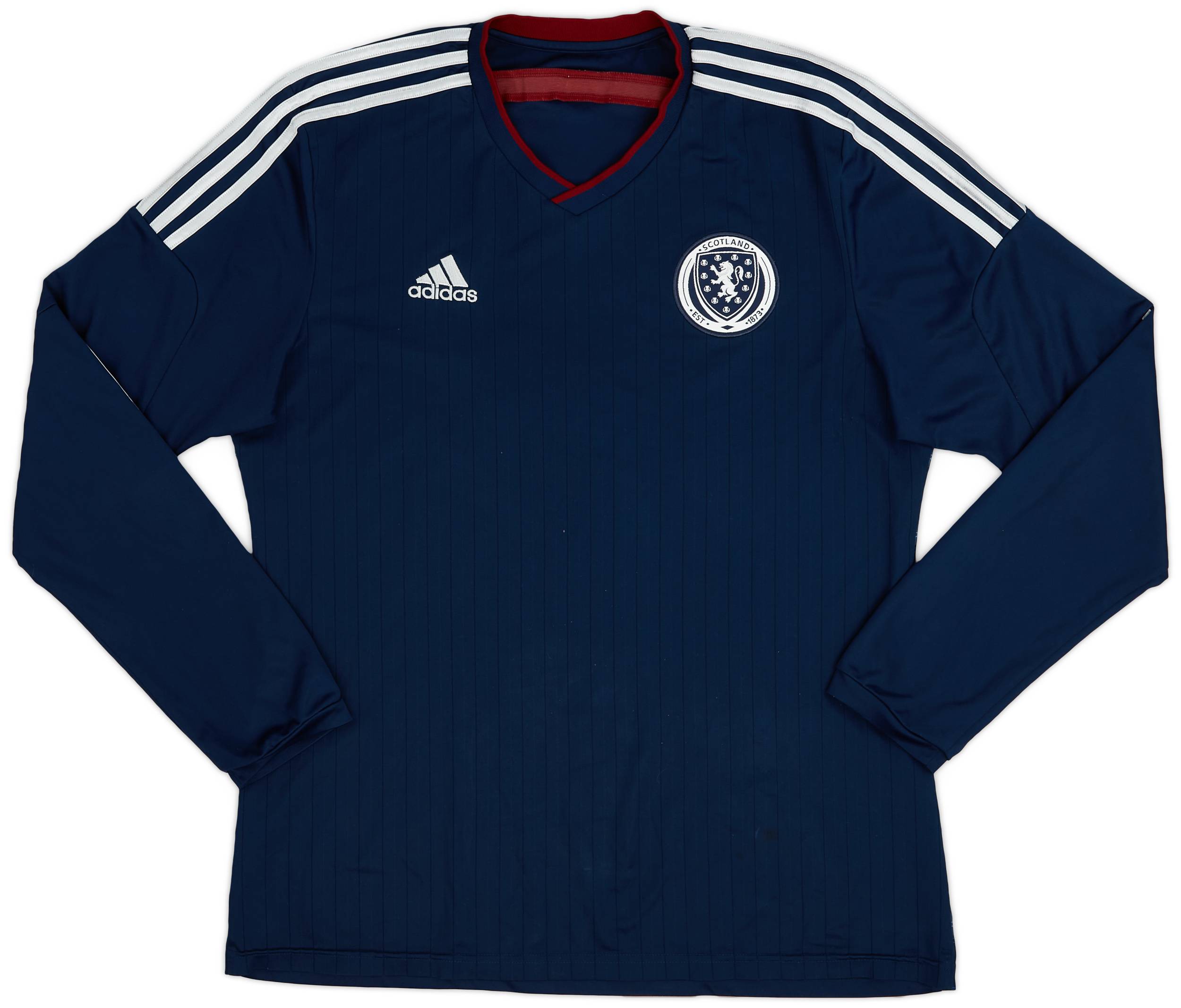 2014-15 Scotland Home L/S Shirt - 8/10 - (L)