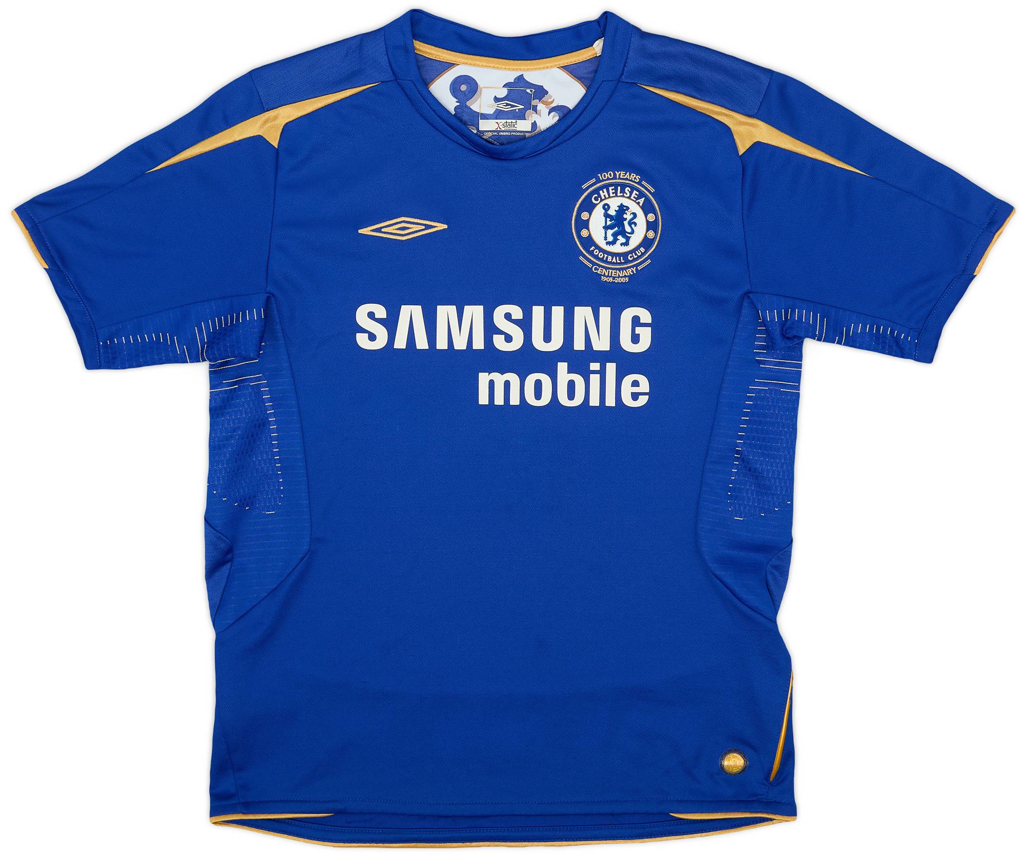 2005-06 Chelsea Centenary Home Shirt - 8/10 - (M.Boys)