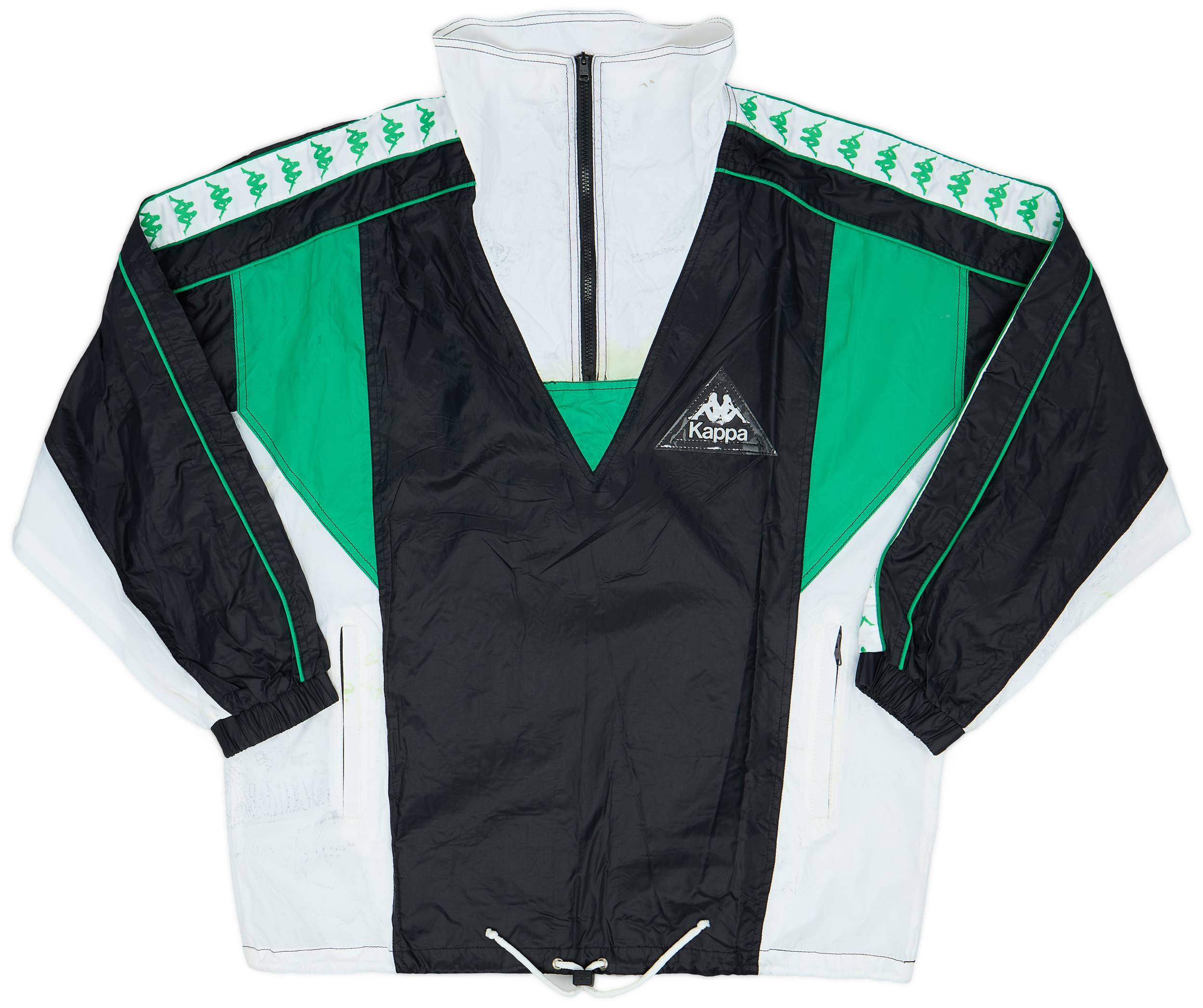 1990-91 Kappa 1/4 Zip Rain Jacket (Juventus) - 4/10 - (XL)