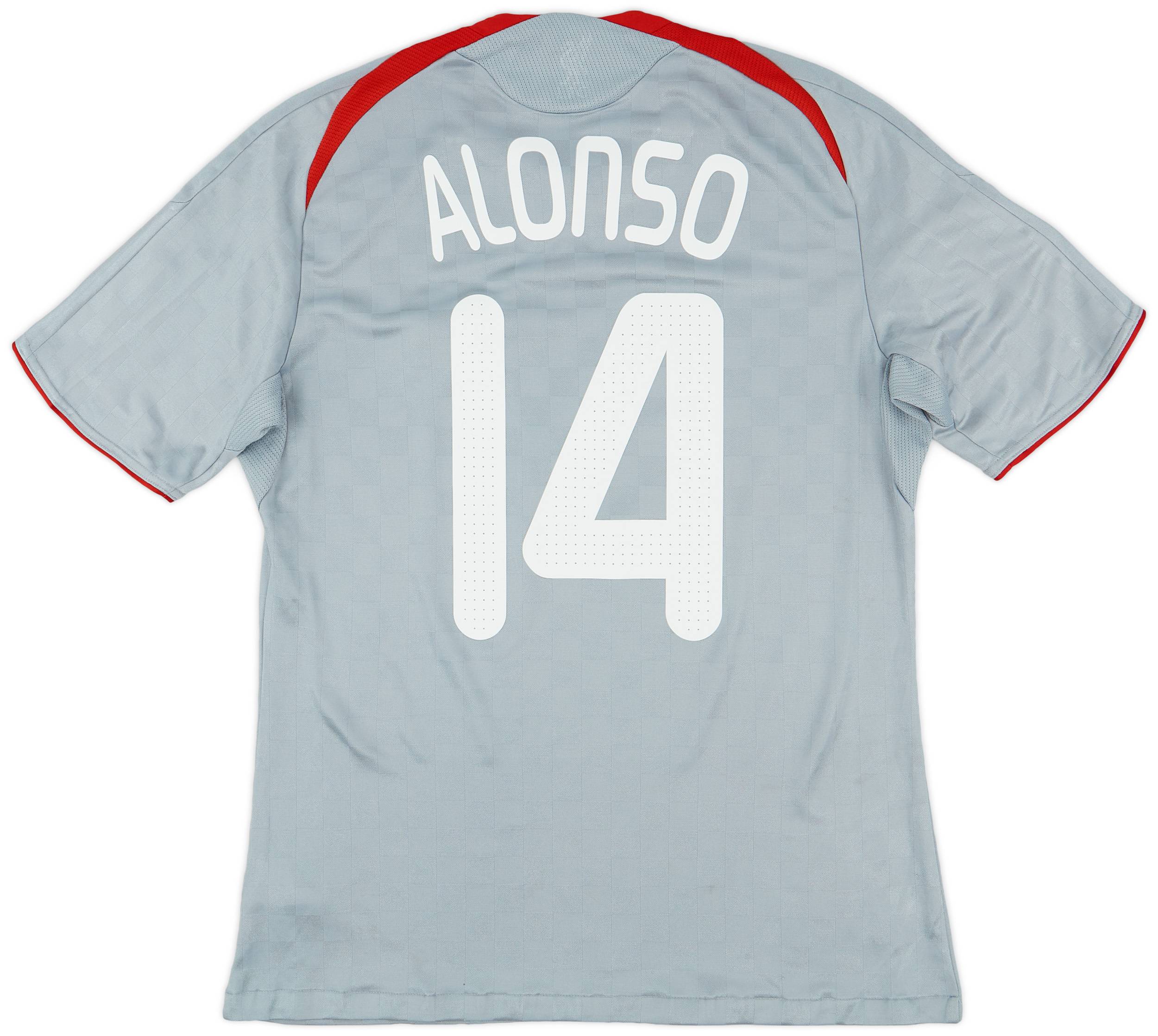 2008-09 Liverpool Away Shirt Alonso #14 - 5/10 - (M)