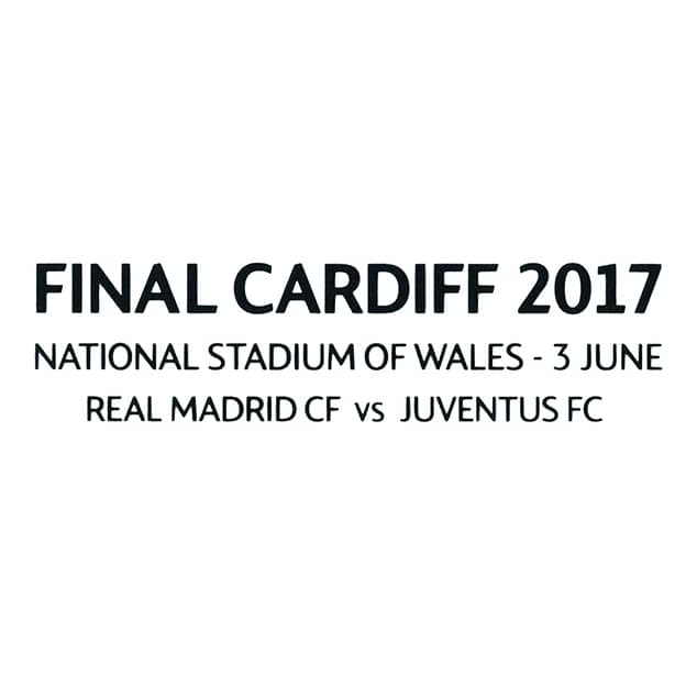 2016-17 UEFA Champions League Final Cardiff 2017 Match Day Transfer ...