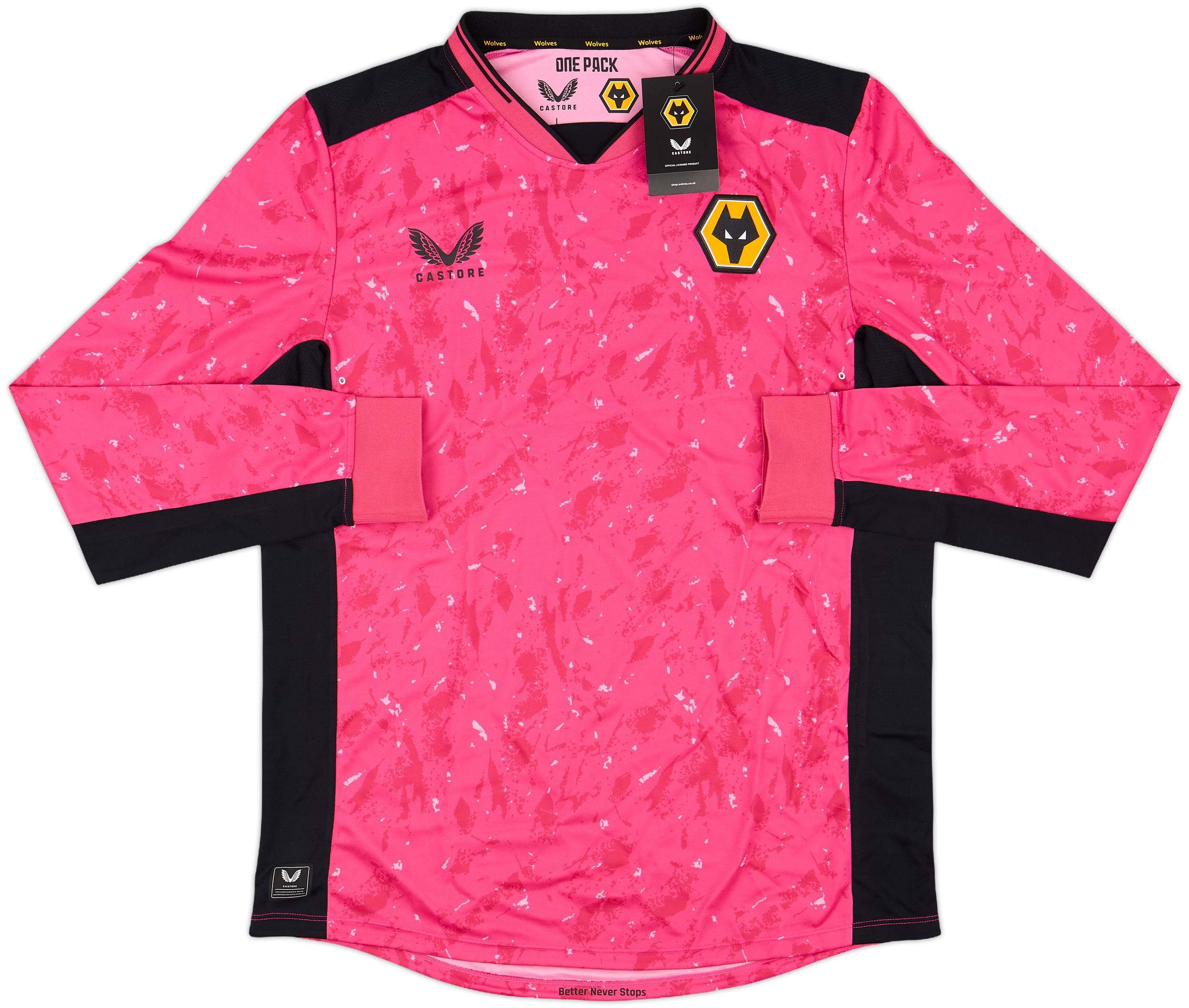 2021-22 Wolves Player Issue Pro GK Away Shirt (L)