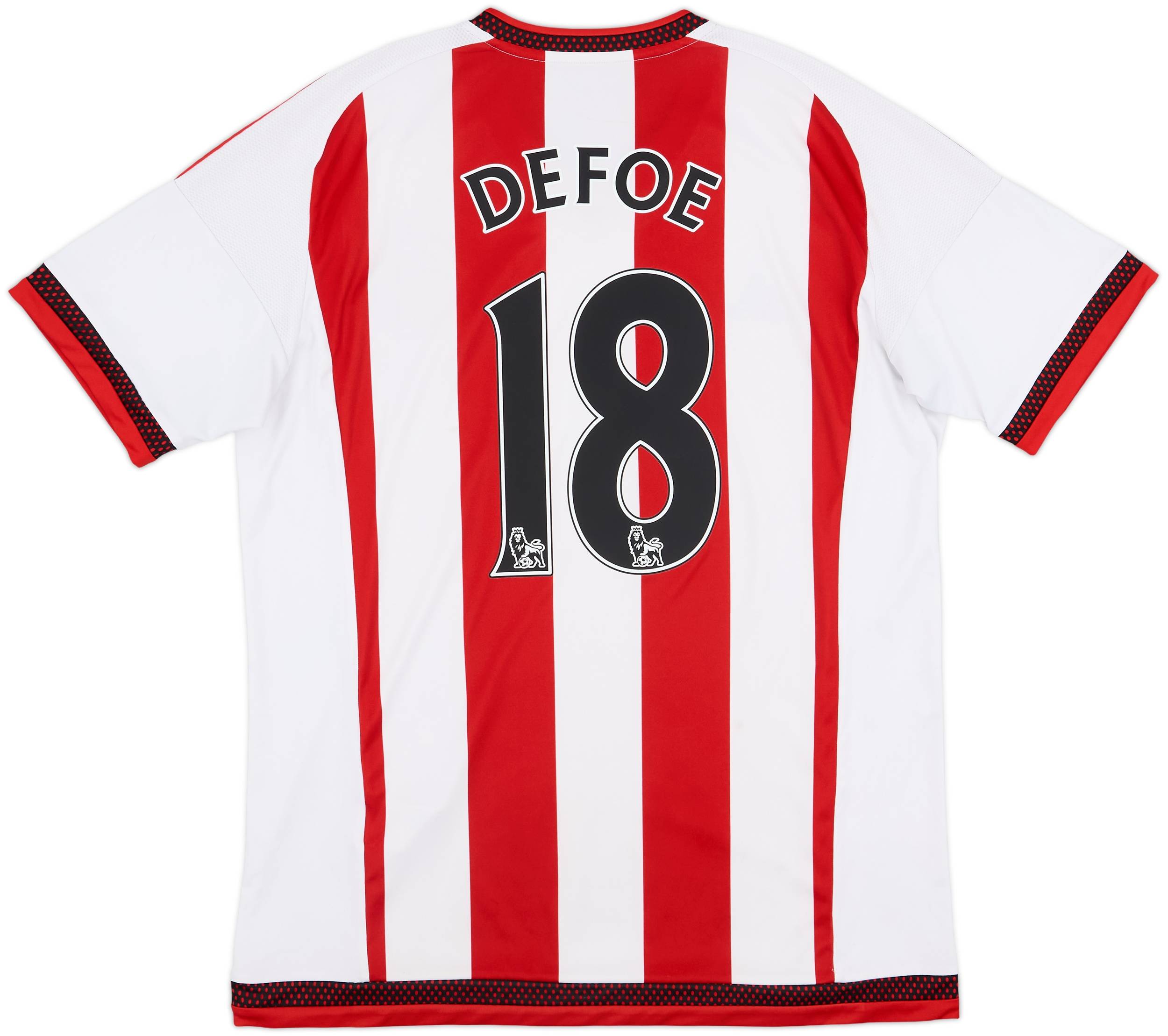 2015-16 Sunderland Home Shirt Defoe #18 - 6/10 - (L)