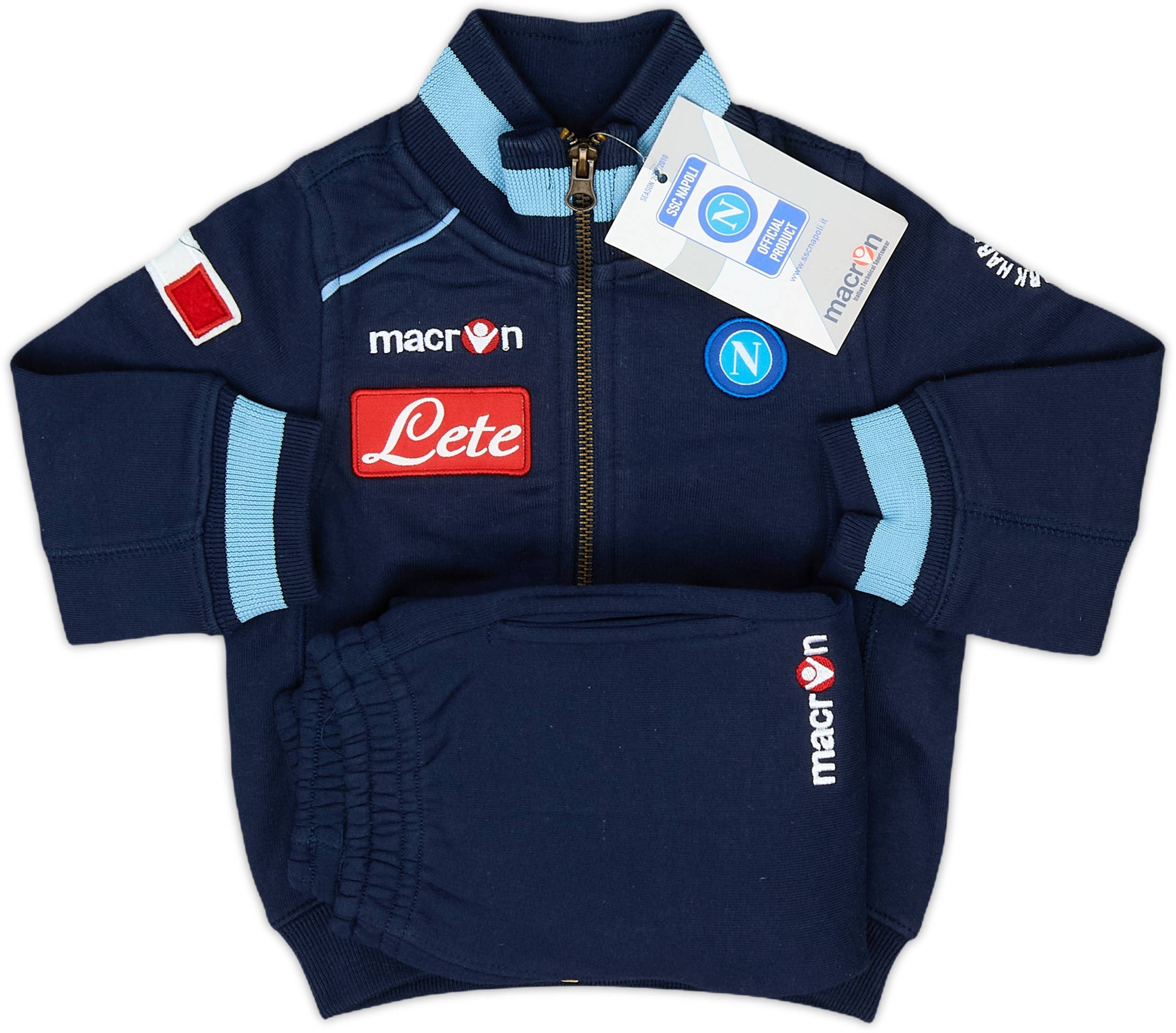 2009-10 Napoli Macron Tracksuit (3-6 Months)